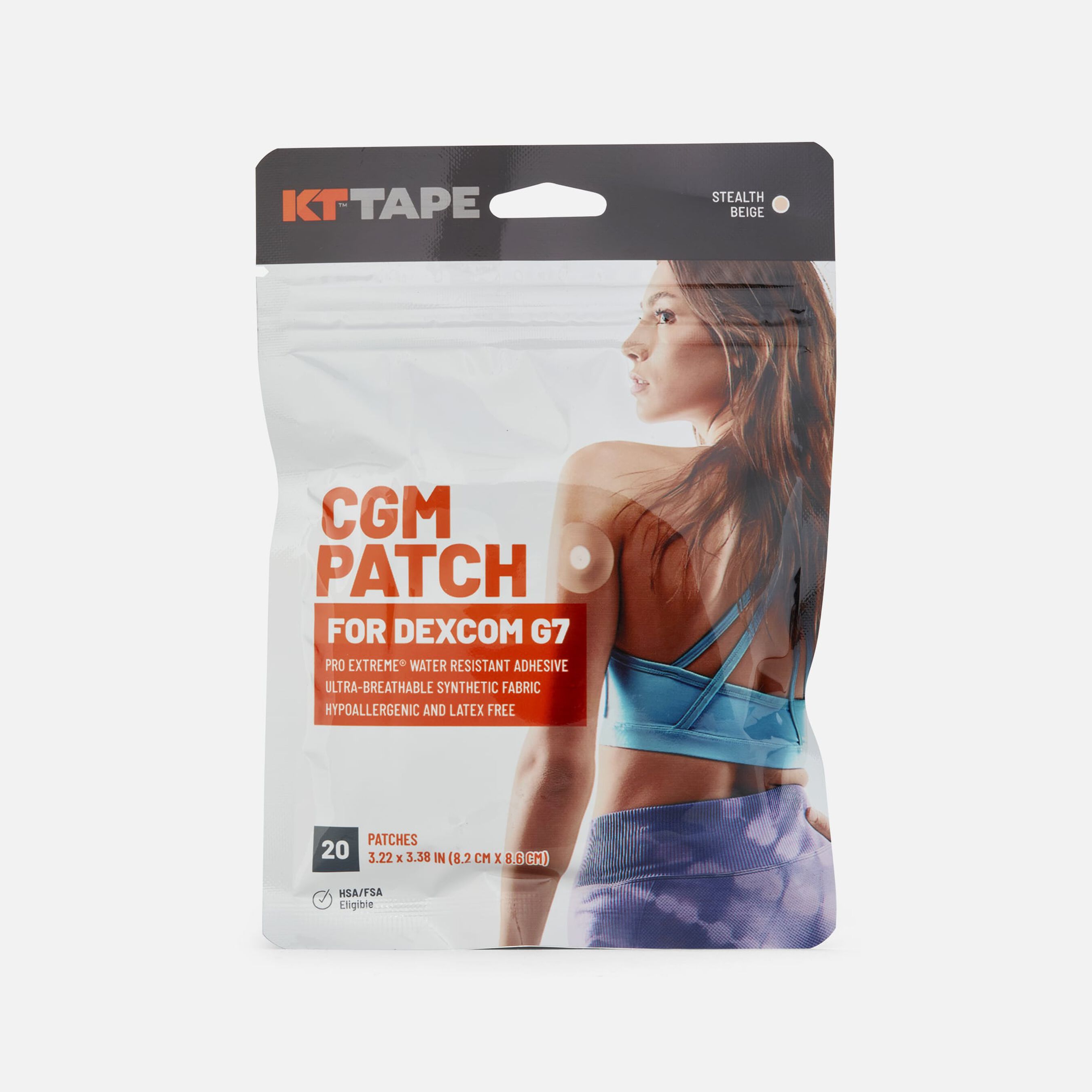HSA Eligible KT Tape CGM Dexcom G7 Patches, 20 ct. | HSA Eligible