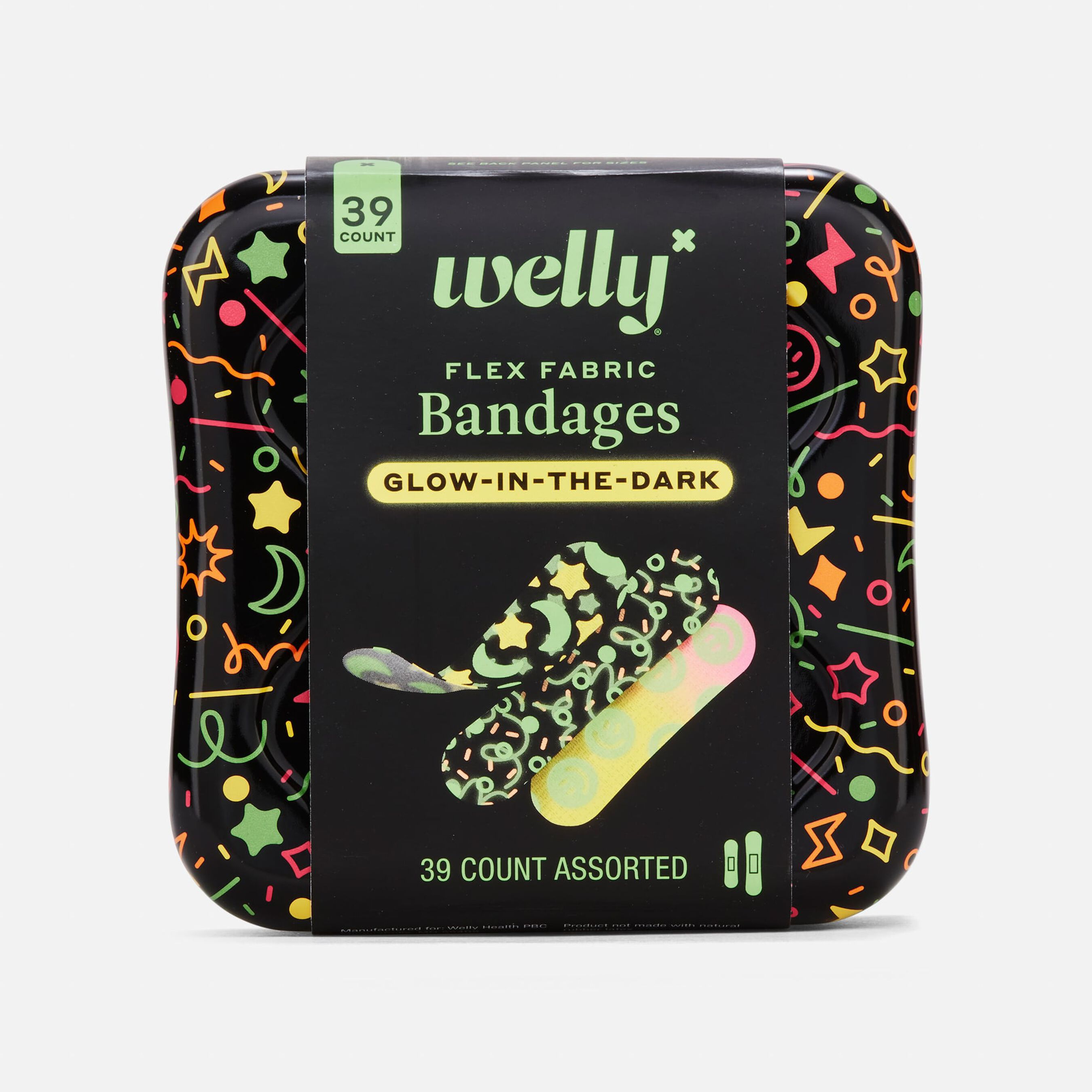 HSA Eligible Welly Bravery Badges Glow-in-the-Dark Bandages, 39 ct ...