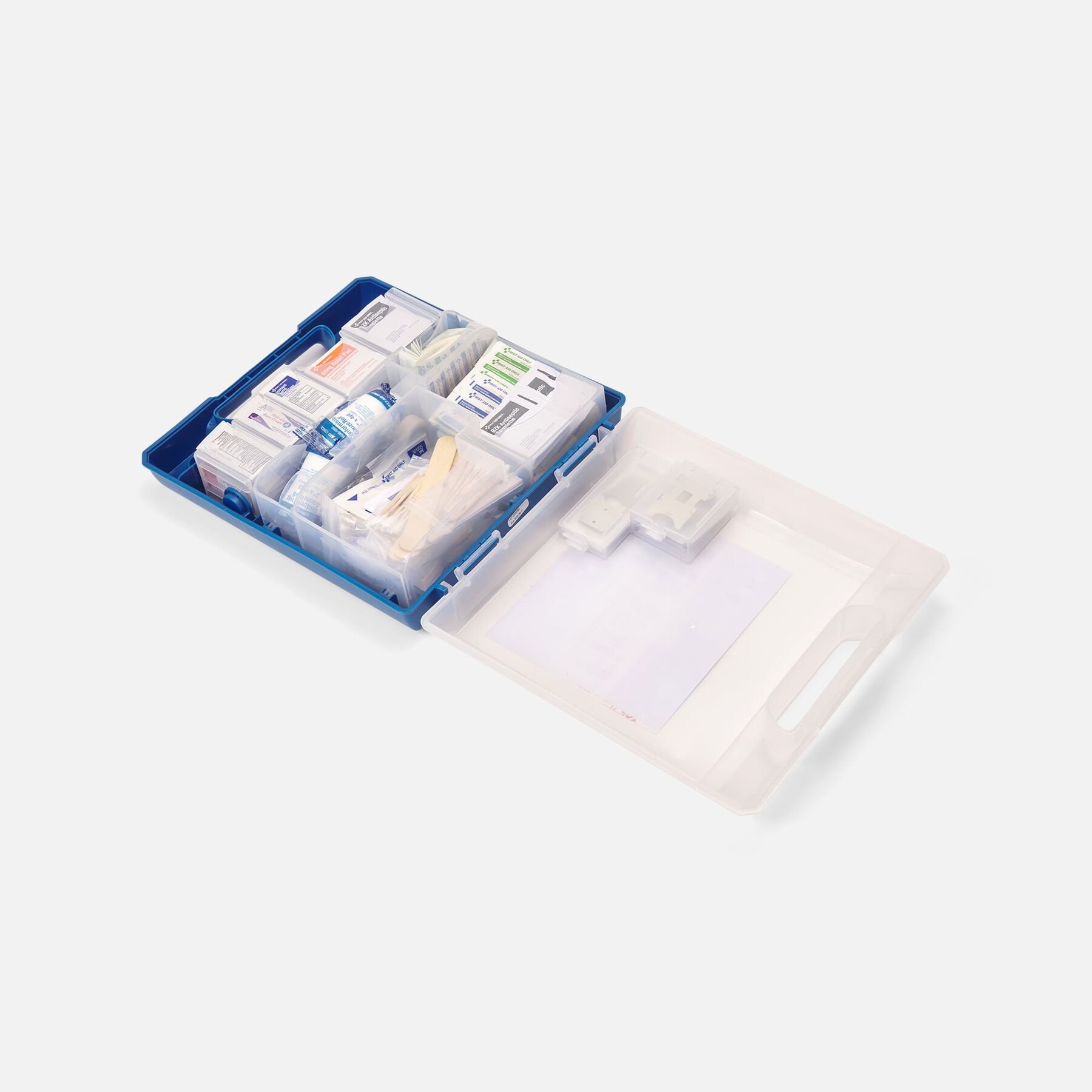 HSA Eligible First Aid Only QuickTreat Dispenser Plastic First Aid Kit ...