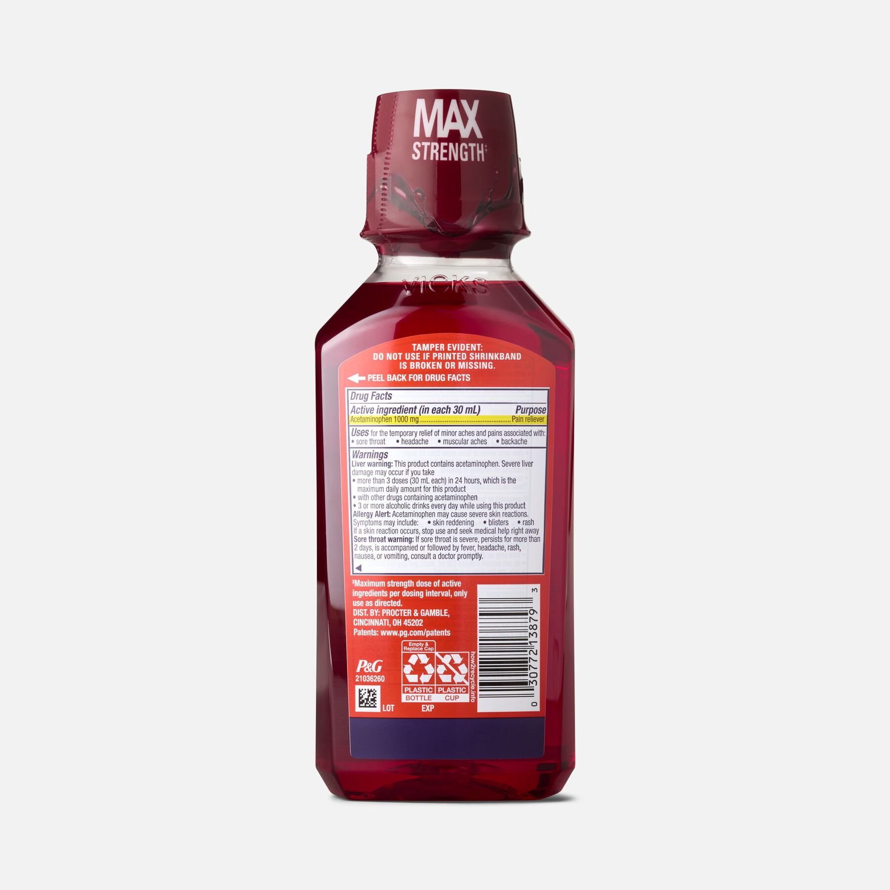 HSA Eligible Vicks PainQuil Pain Relief Liquid, Black Cherry, 12 oz ...