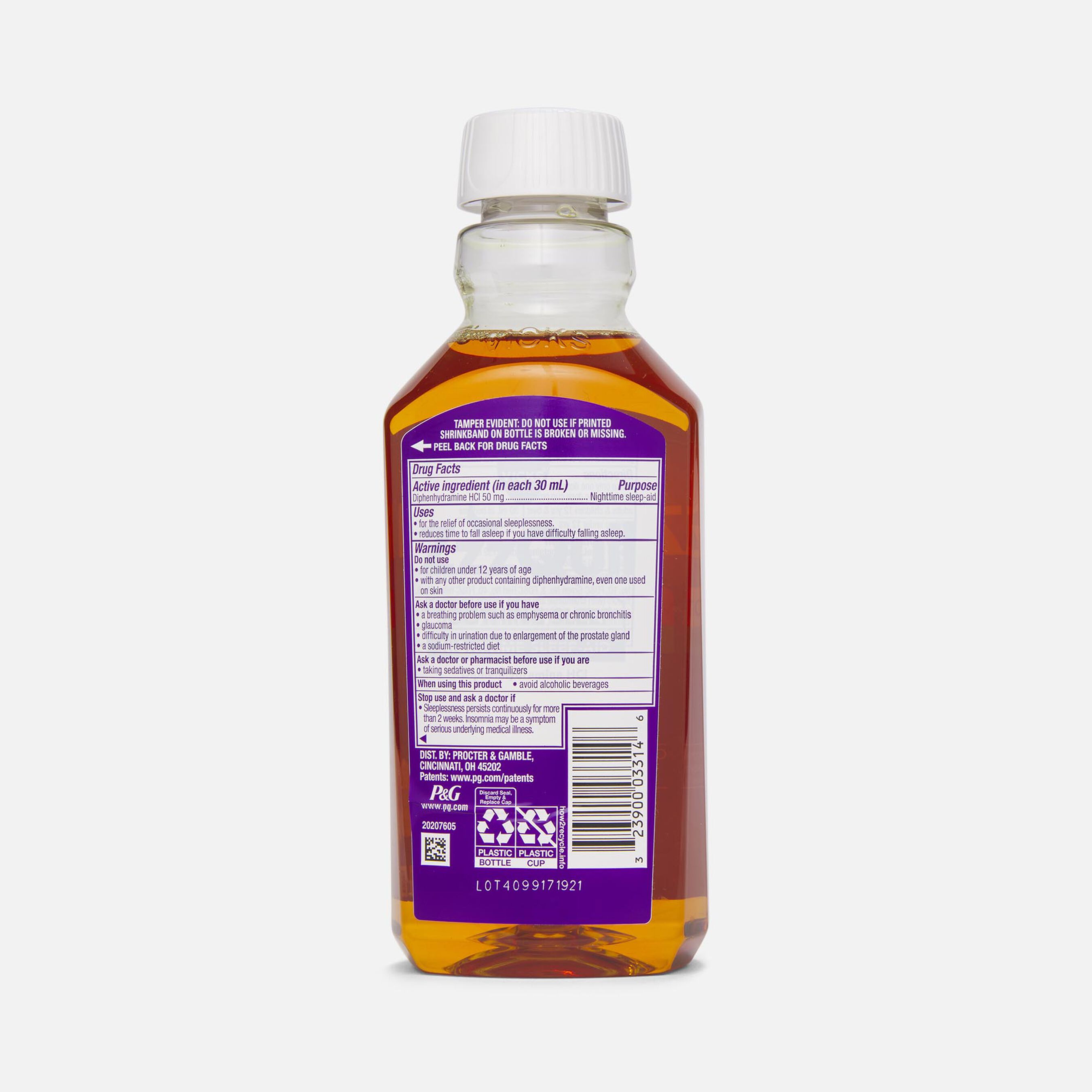 HSA Eligible Vicks ZzzQuil Soothing Sleep Nighttime Sleep-Aid Liquid ...