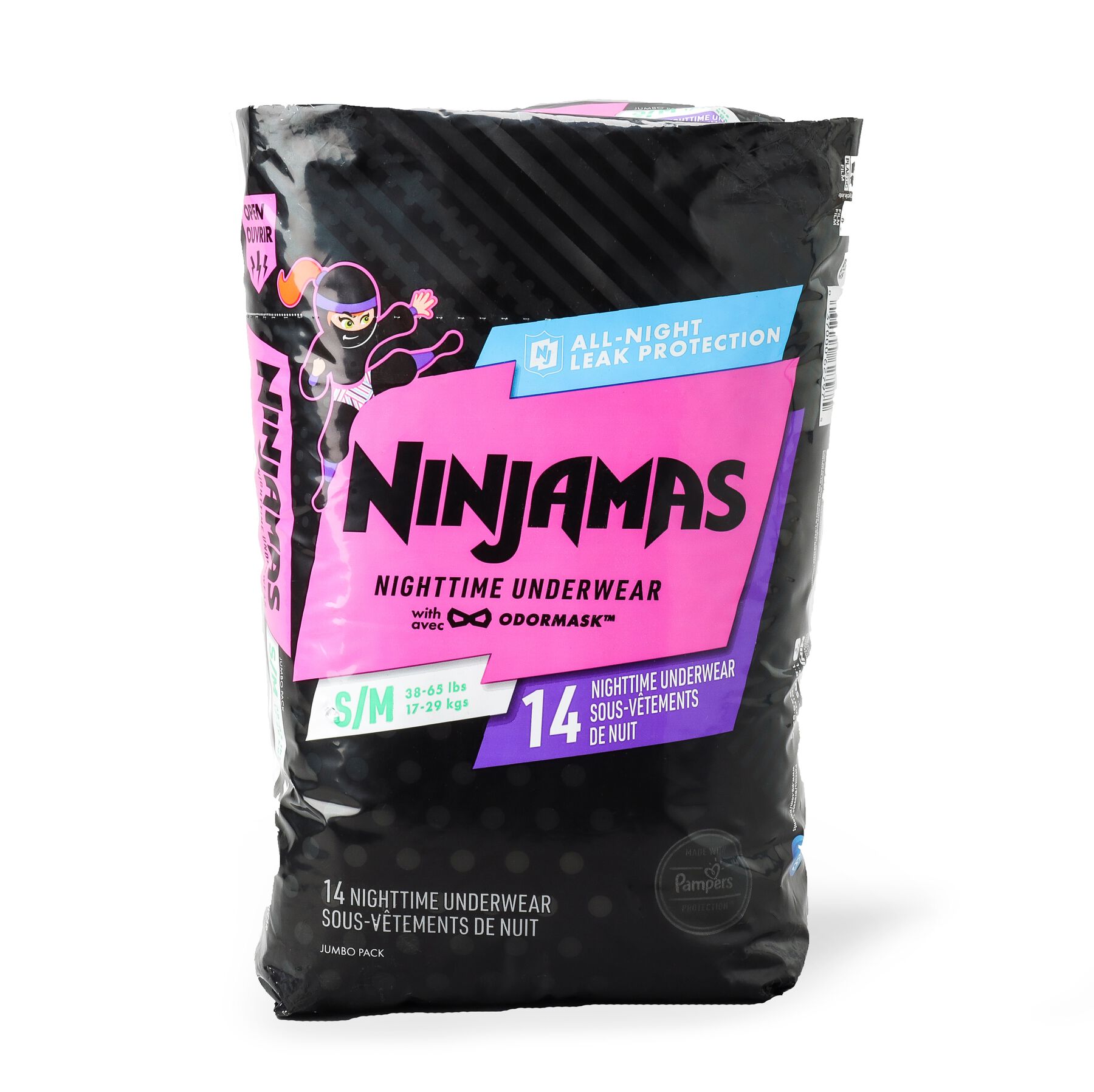 HSA Eligible | Ninjamas Nighttime Bedwetting Underwear for Girls