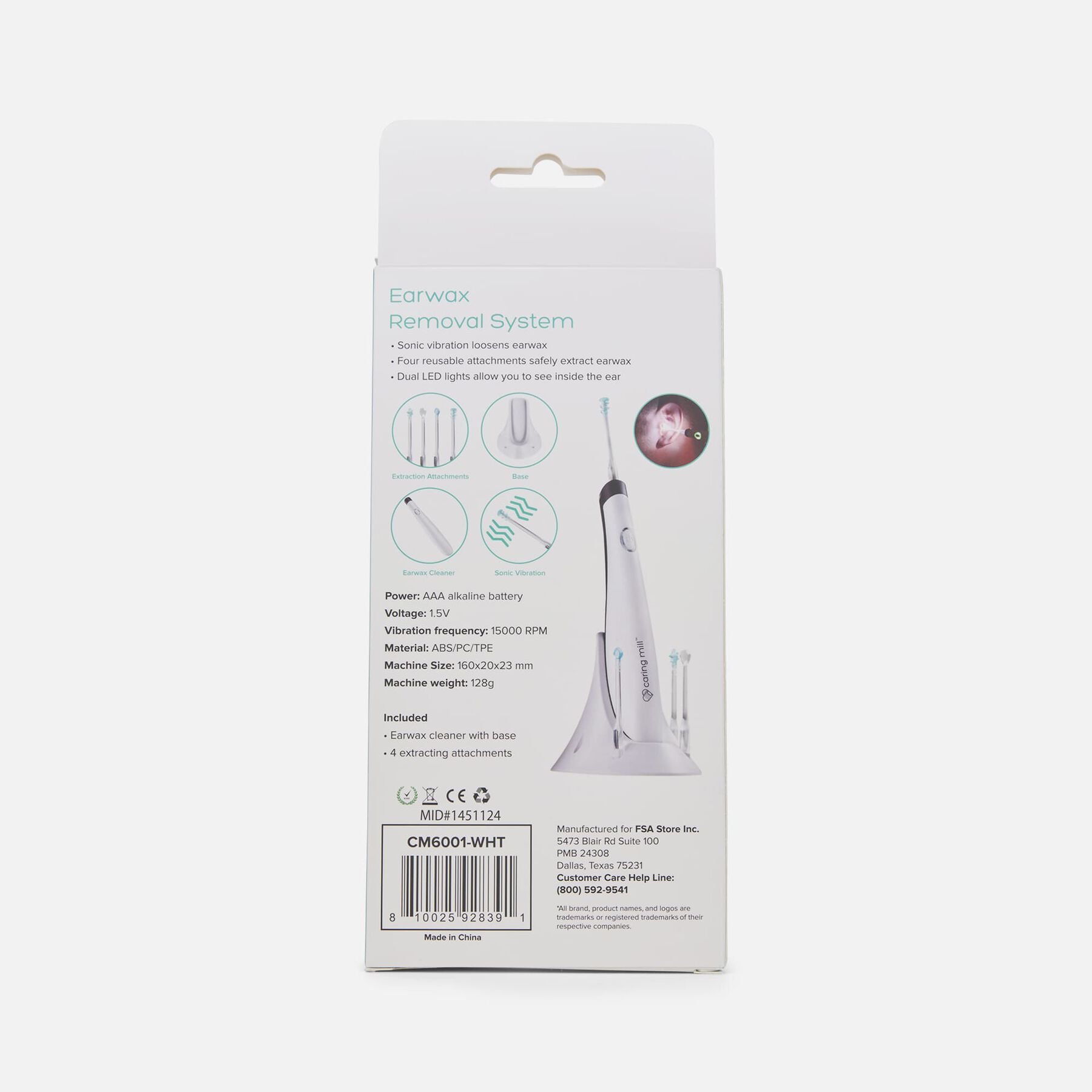 HSA Eligible Caring Mill™ Ear Wax Removal System | HSA Eligible