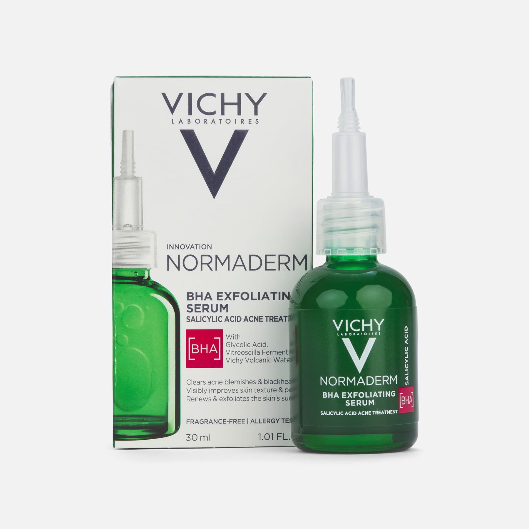 HSA Eligible Vichy Normaderm BHA Exfoliating Acne Serum with Salicylic ...