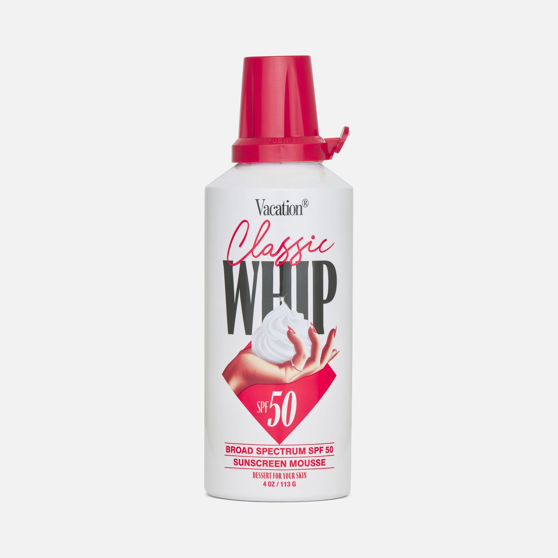 HSA Eligible Vacation Classic Whip Sunscreen Mousse, SPF 50, 4 oz ...
