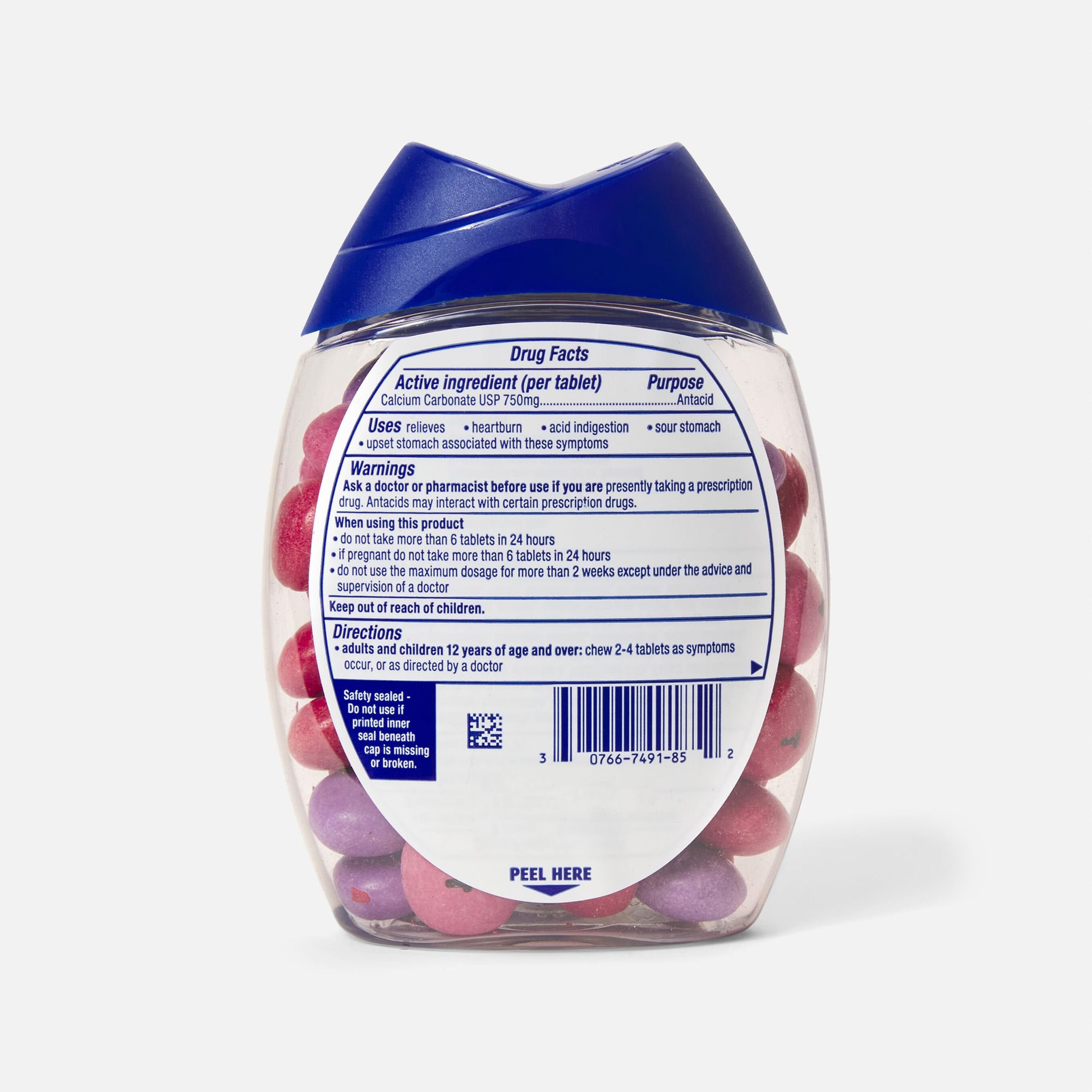 HSA Eligible TUMS Chewy Bites Extra Strength Antacid Chewable Tablets ...