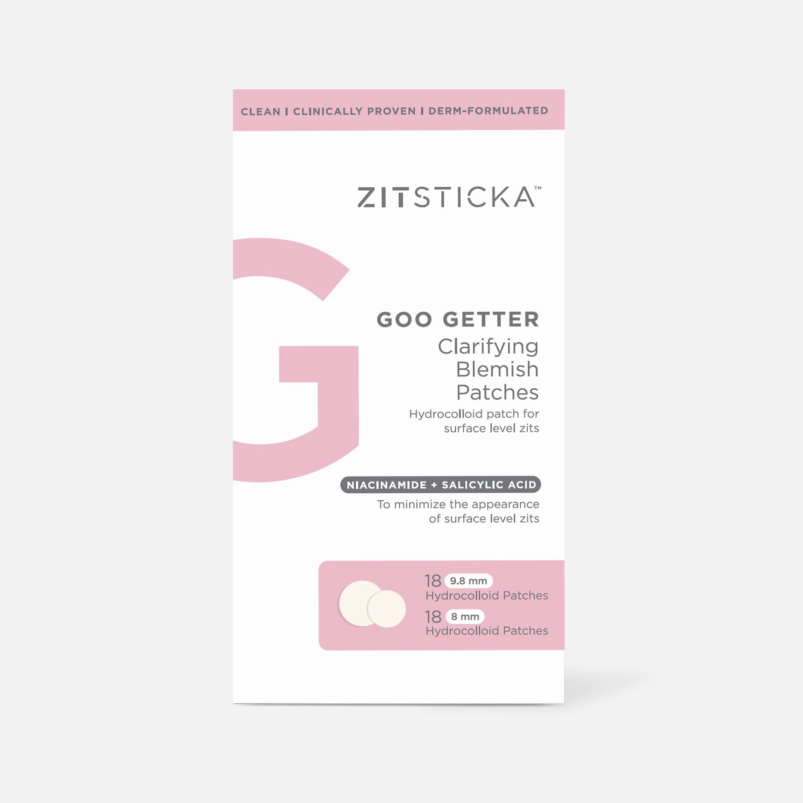HSA Eligible ZitSticka GOO GETTER Hydrocolloid Pimple Patches, 36 ct ...