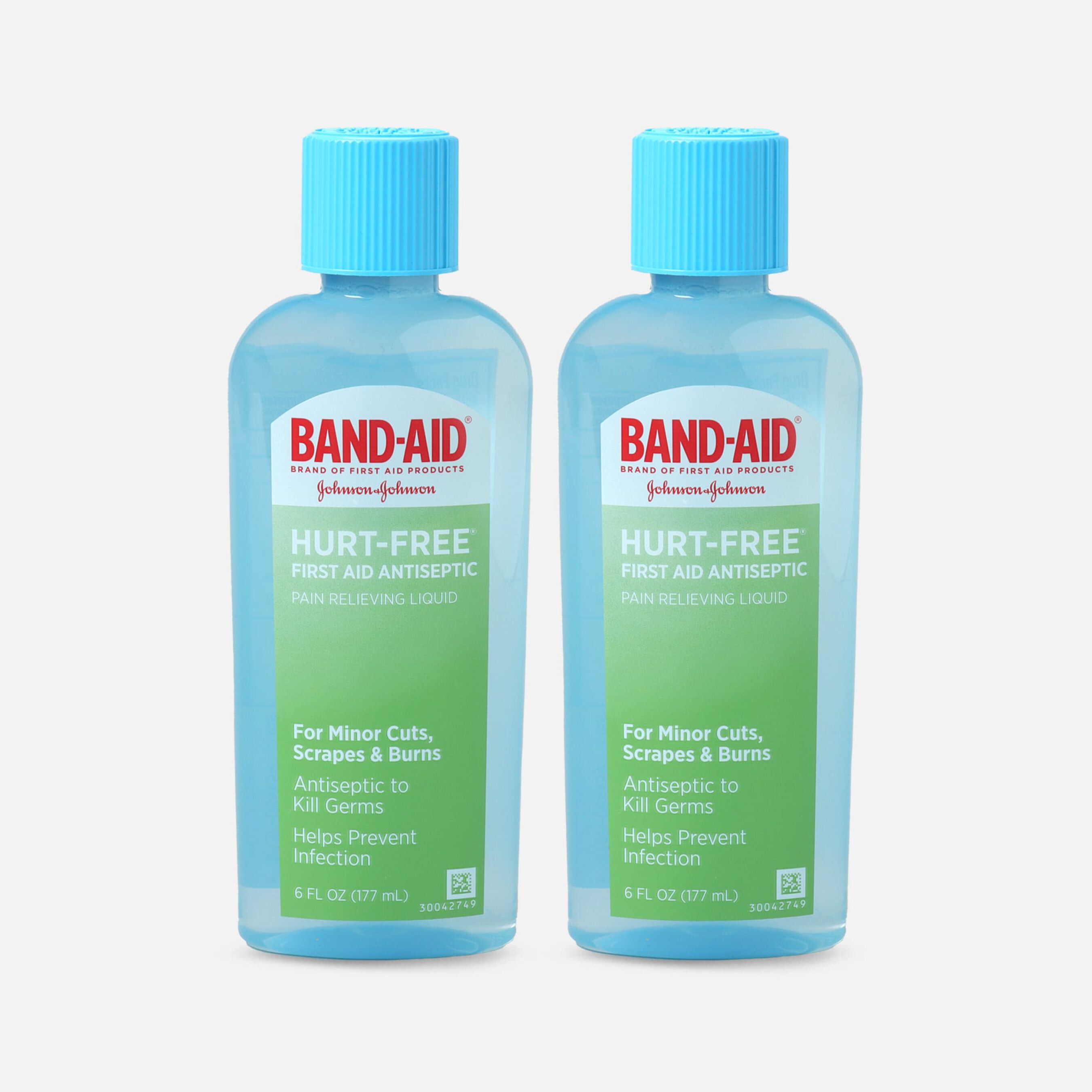 HSA Eligible Band-Aid Antiseptic Wash, Hurt-Free, 6 fl oz. (2-Pack ...