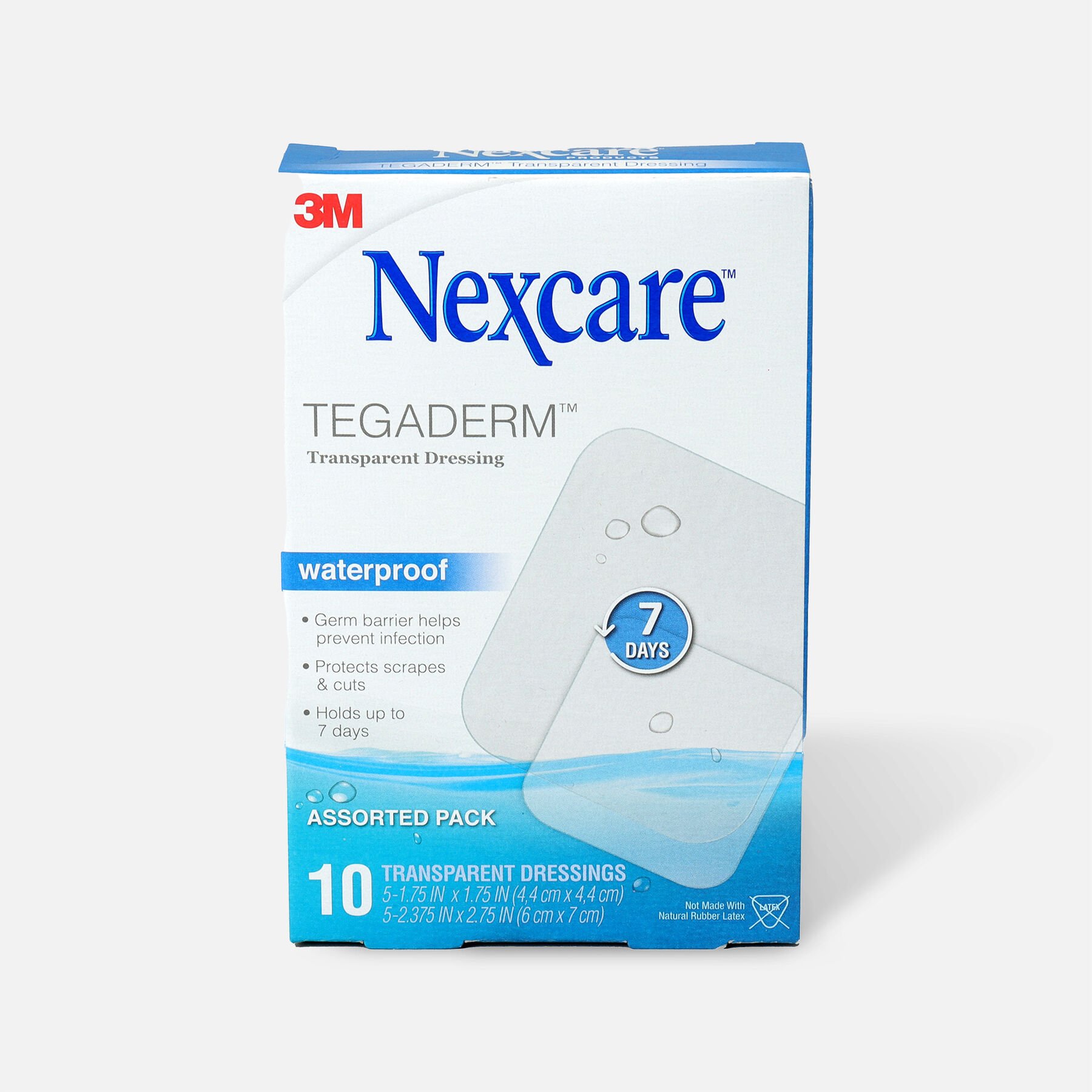 HSA Eligible Nexcare Tegaderm Waterproof Transparent Dressing Assorted ...