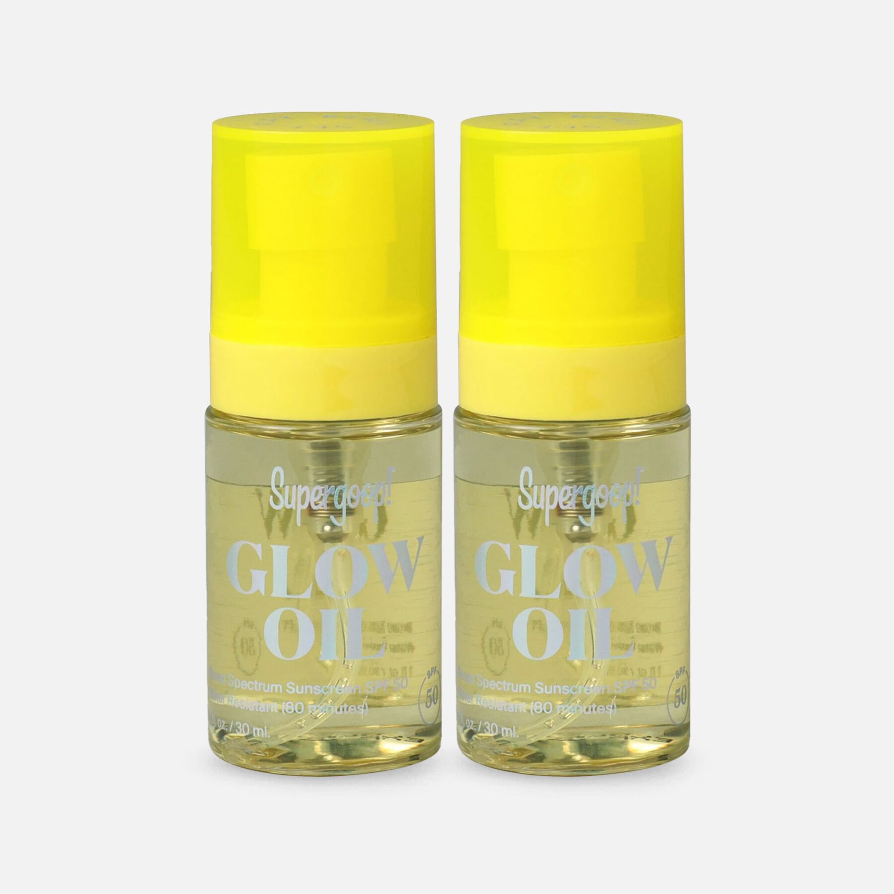 HSA Eligible | Supergoop! Glow Oil SPF 50, 1 oz. (2-Pack)