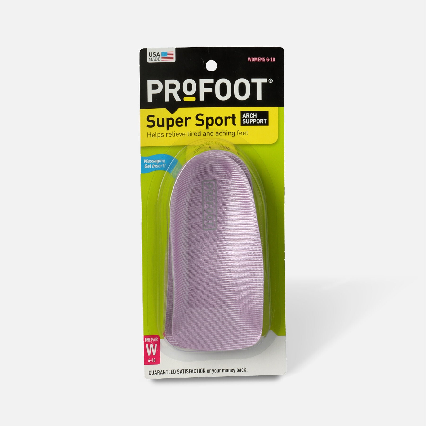 HSA Eligible Profoot Care Super Sport Arch Support, Women's, 2 ct ...