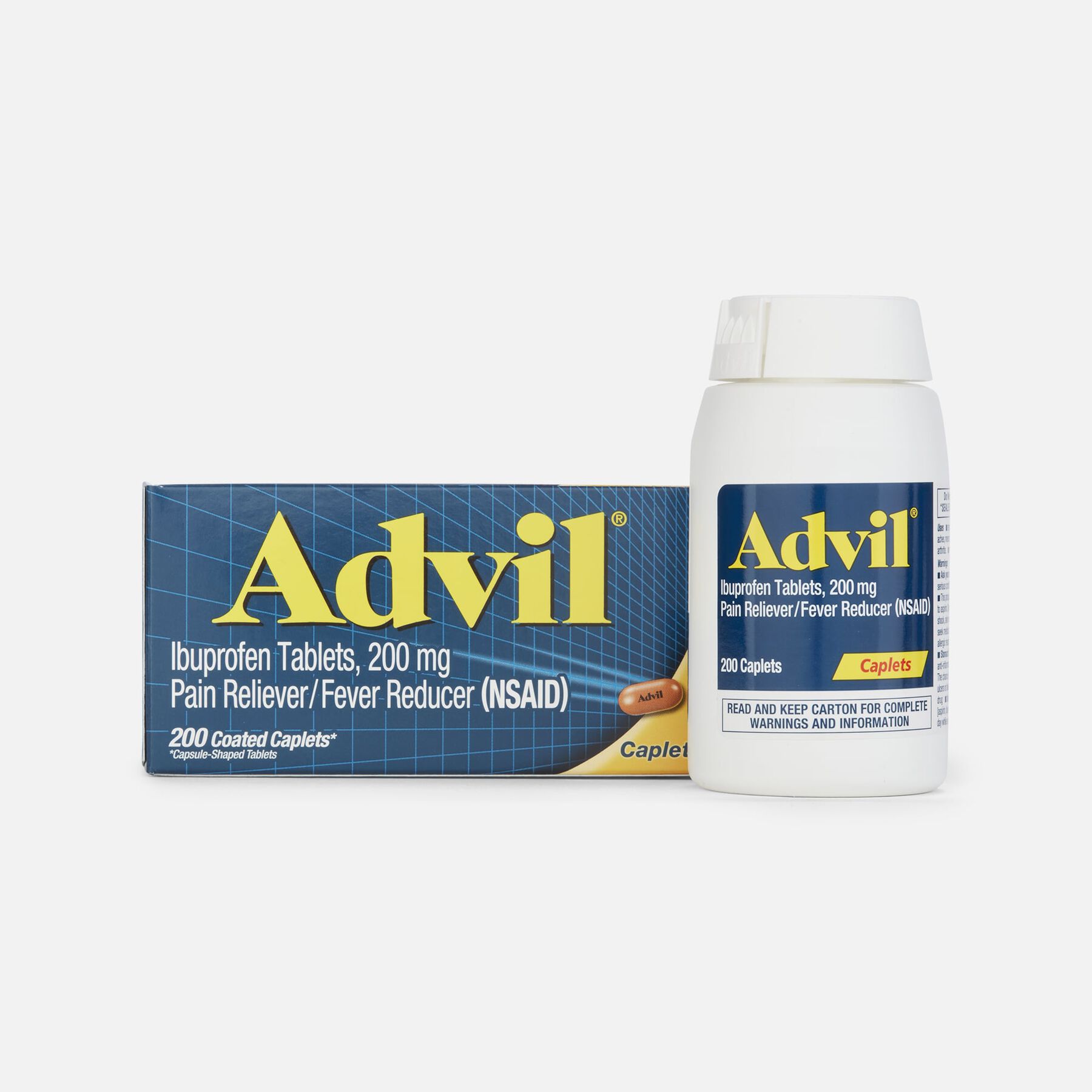 HSA Eligible Advil Ibuprofen Caplets, 200mg, 200 ct. | HSA Eligible
