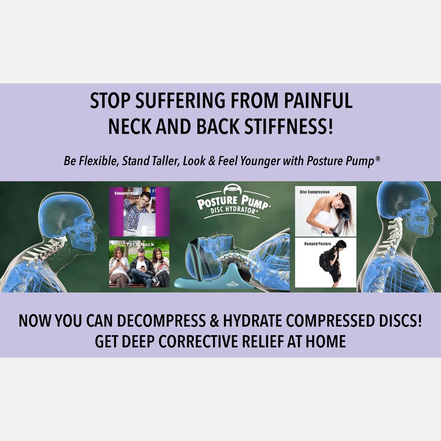 Posture Pump Disc Hydrator (Neck Pump Model 1400-D)