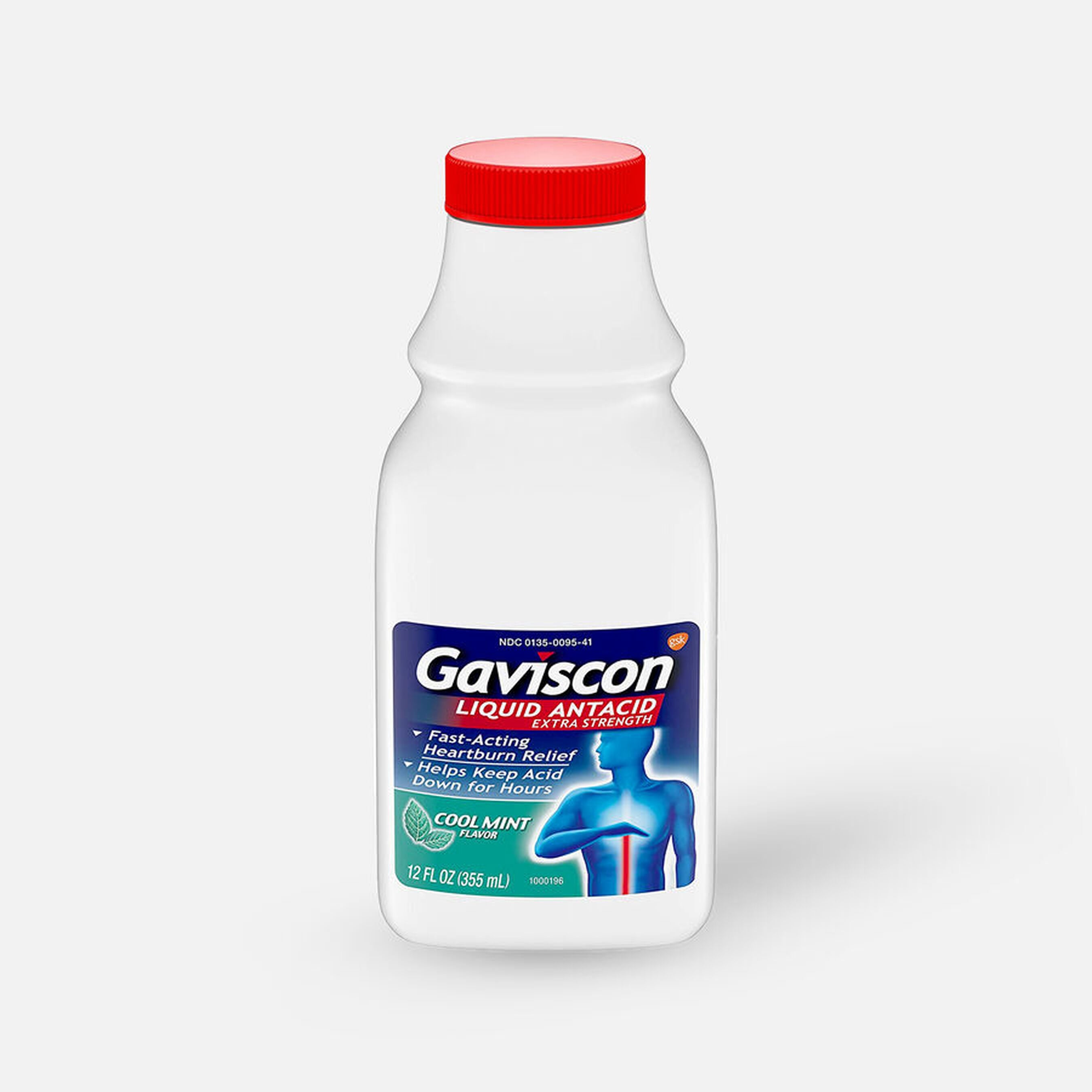 HSA Eligible Gaviscon Extra Strength Liquid Antacid, Cool Mint Flavor ...