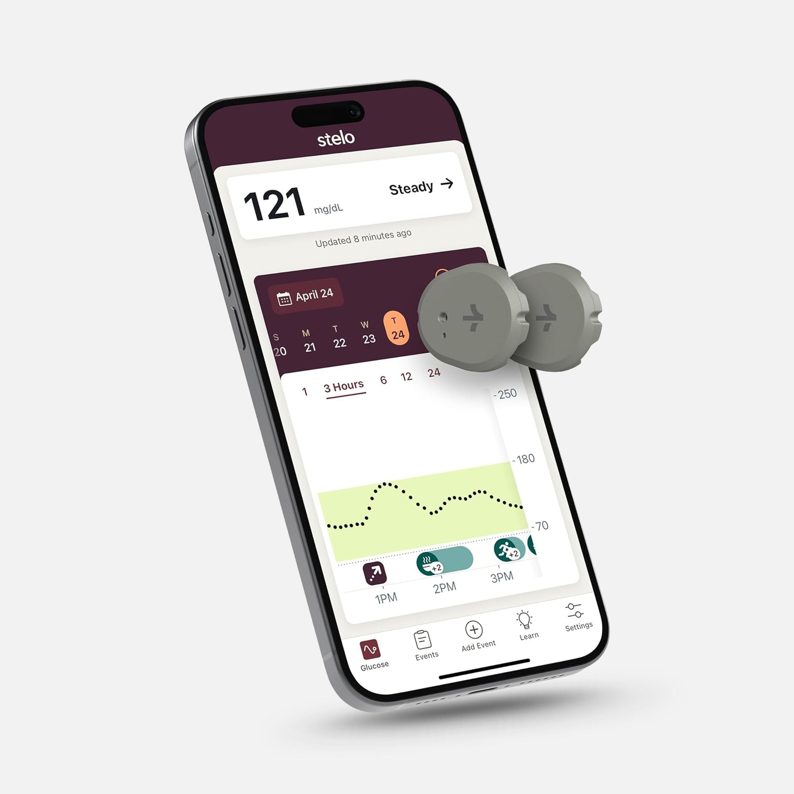 HSA Eligible Dexcom Stelo Glucose Sensor, 2-Pack | HSA Eligible
