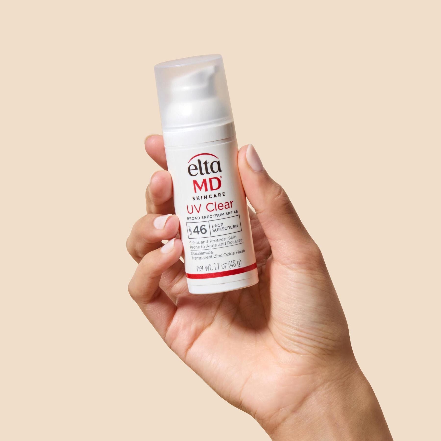 HSA Eligible EltaMD UV Clear Broad-Spectrum Face Sunscreen, SPF 46, 1.7 ...