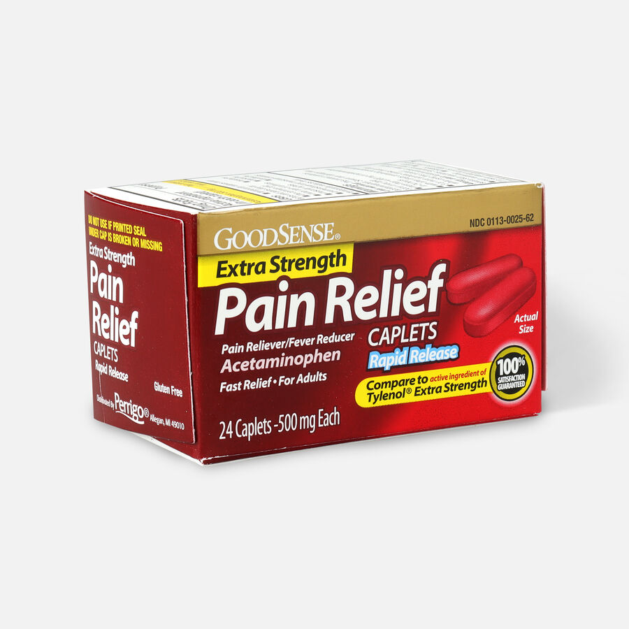 GoodSense® Pain Relief Extra Strength 500 mg Rapid Release Caplets