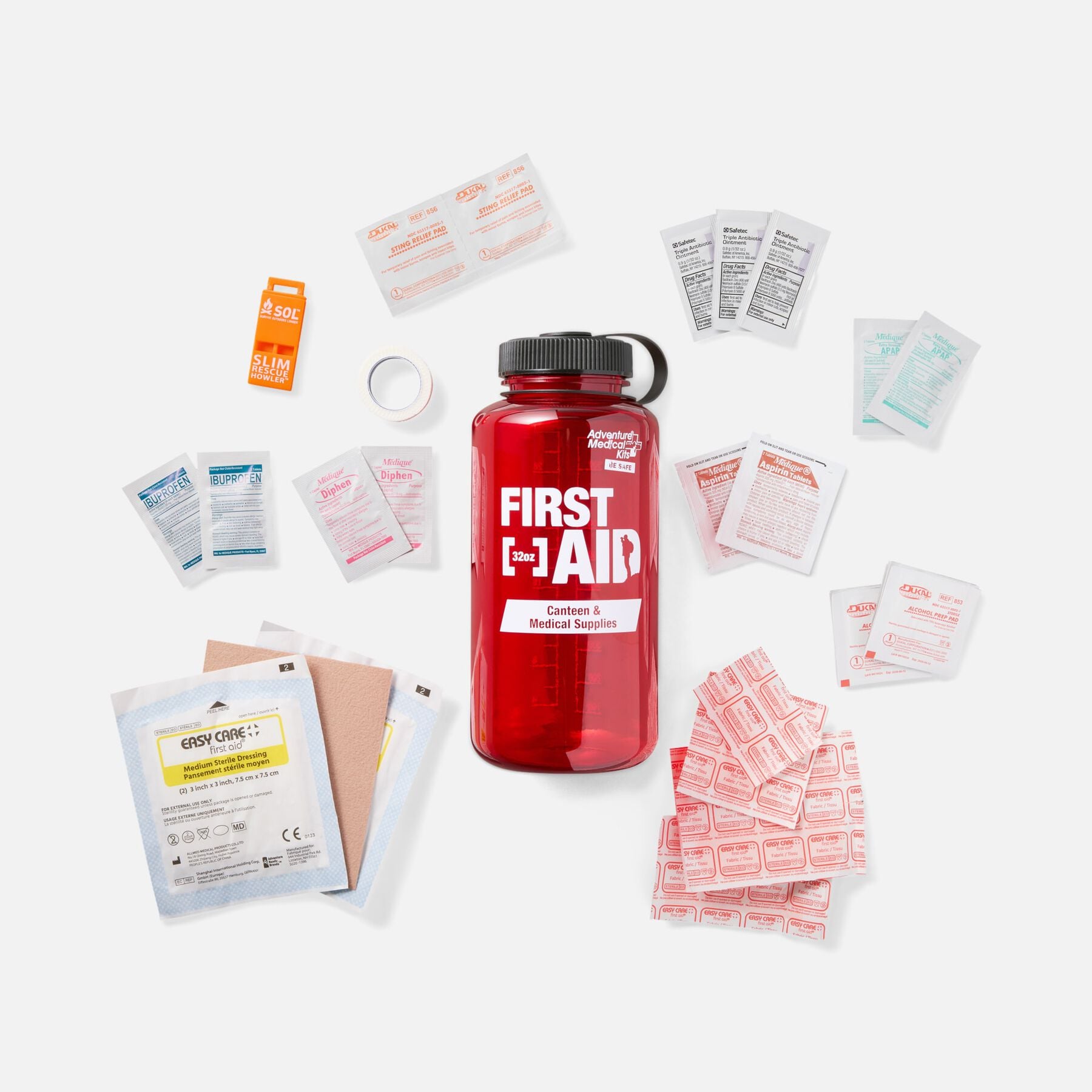 HSA Eligible Adventure Medical Kits First Aid Canteen with Rescue ...