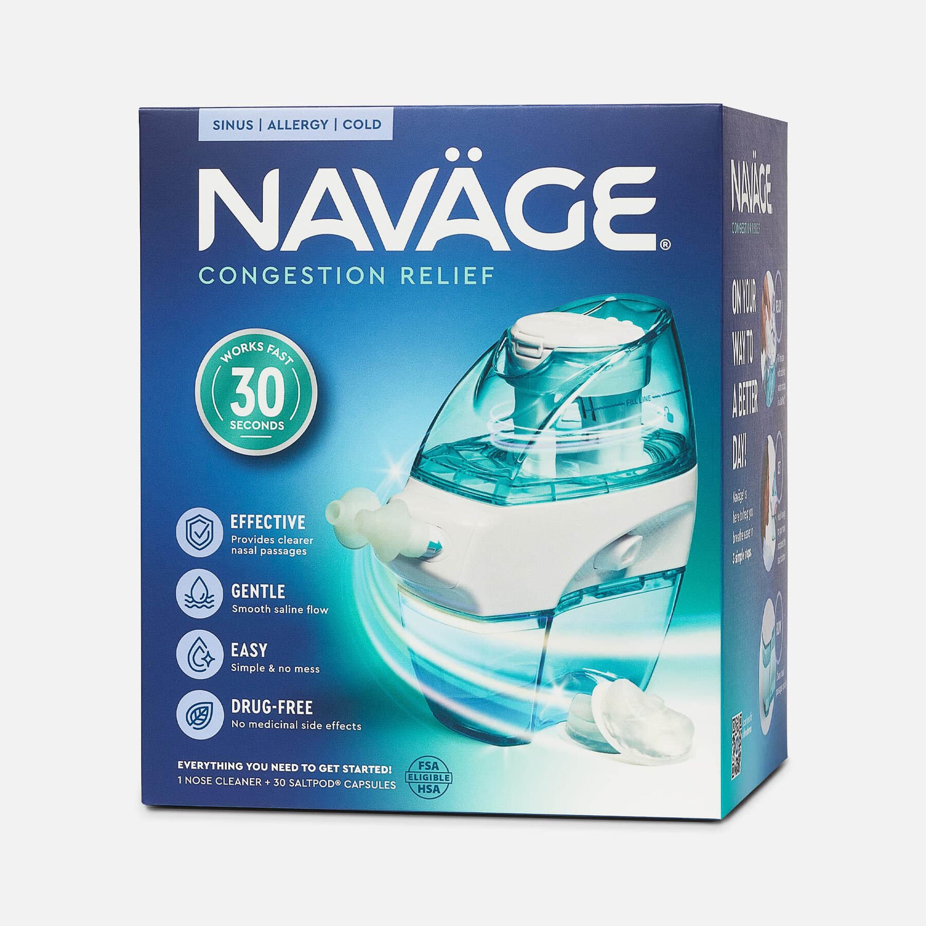 HSA Eligible Navage Saline Nasal Irrigation Deluxe Kit | HSA Eligible