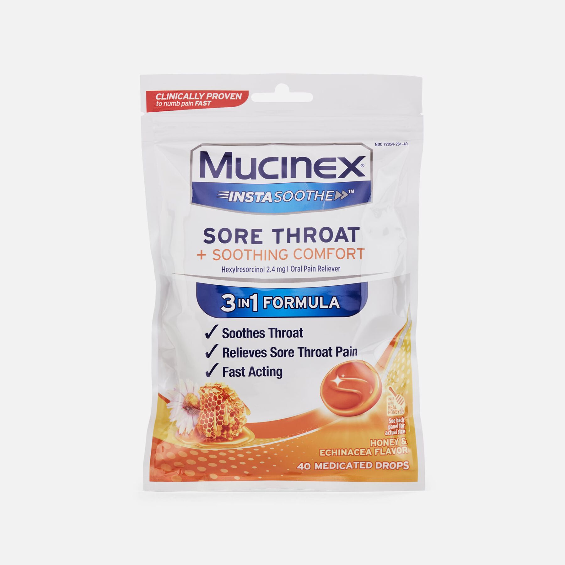 HSA Eligible Mucinex InstaSoothe™ Sore Throat + Soothing Comfort ...