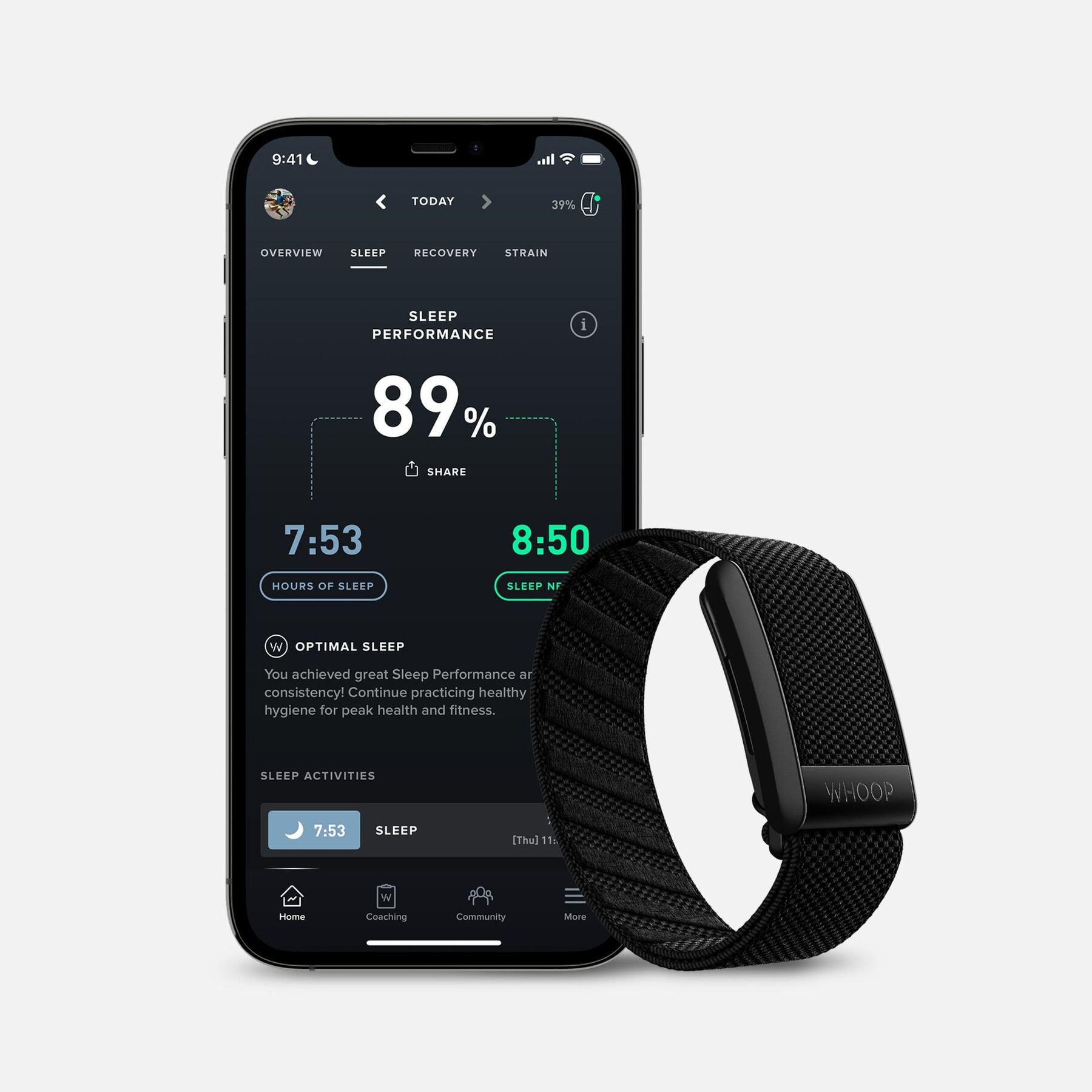 HSA Eligible WHOOP 4.0 Wearable Health & Activity Tracker | HSA Eligible