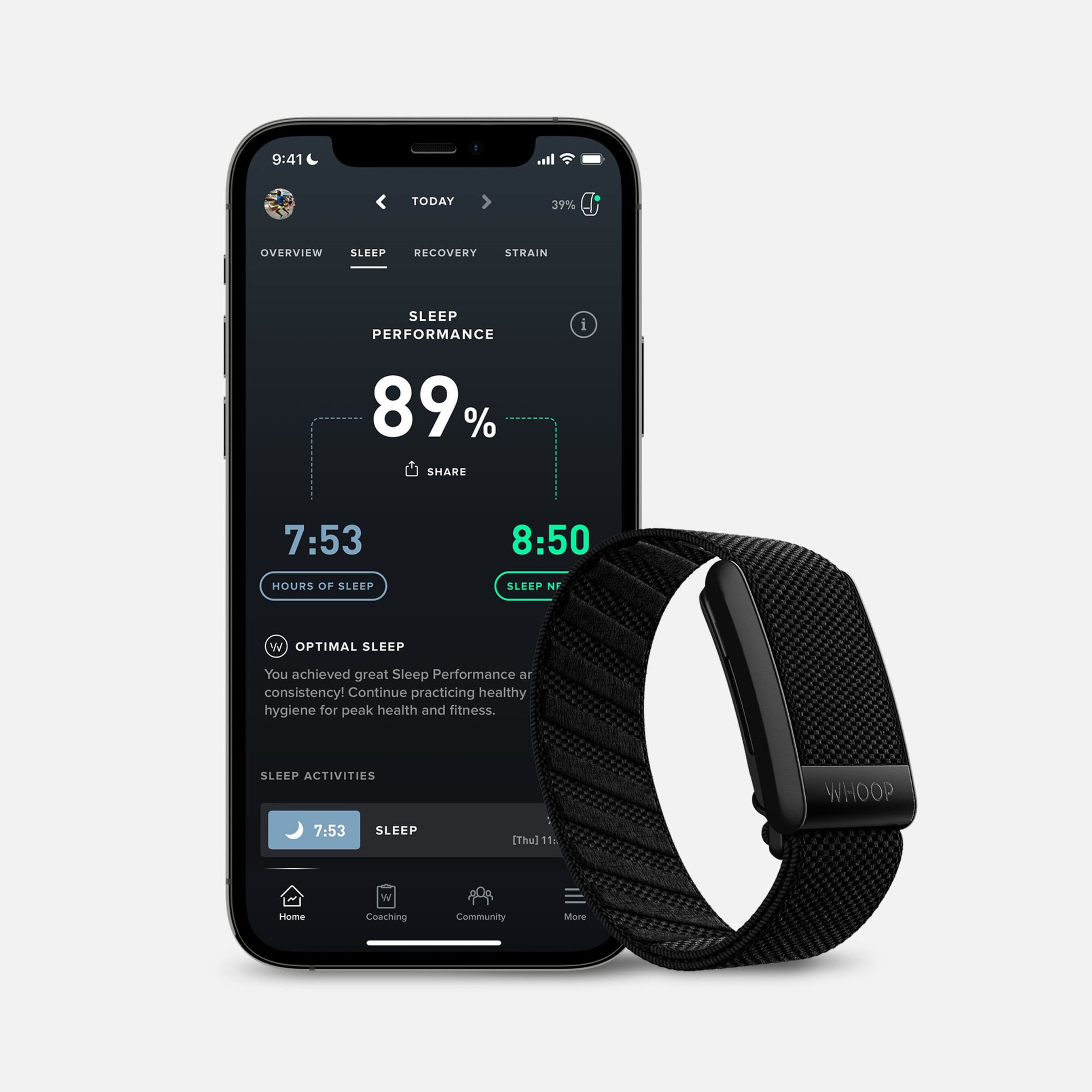 HSA Eligible WHOOP 4.0 Wearable Health & Activity Tracker | HSA Eligible