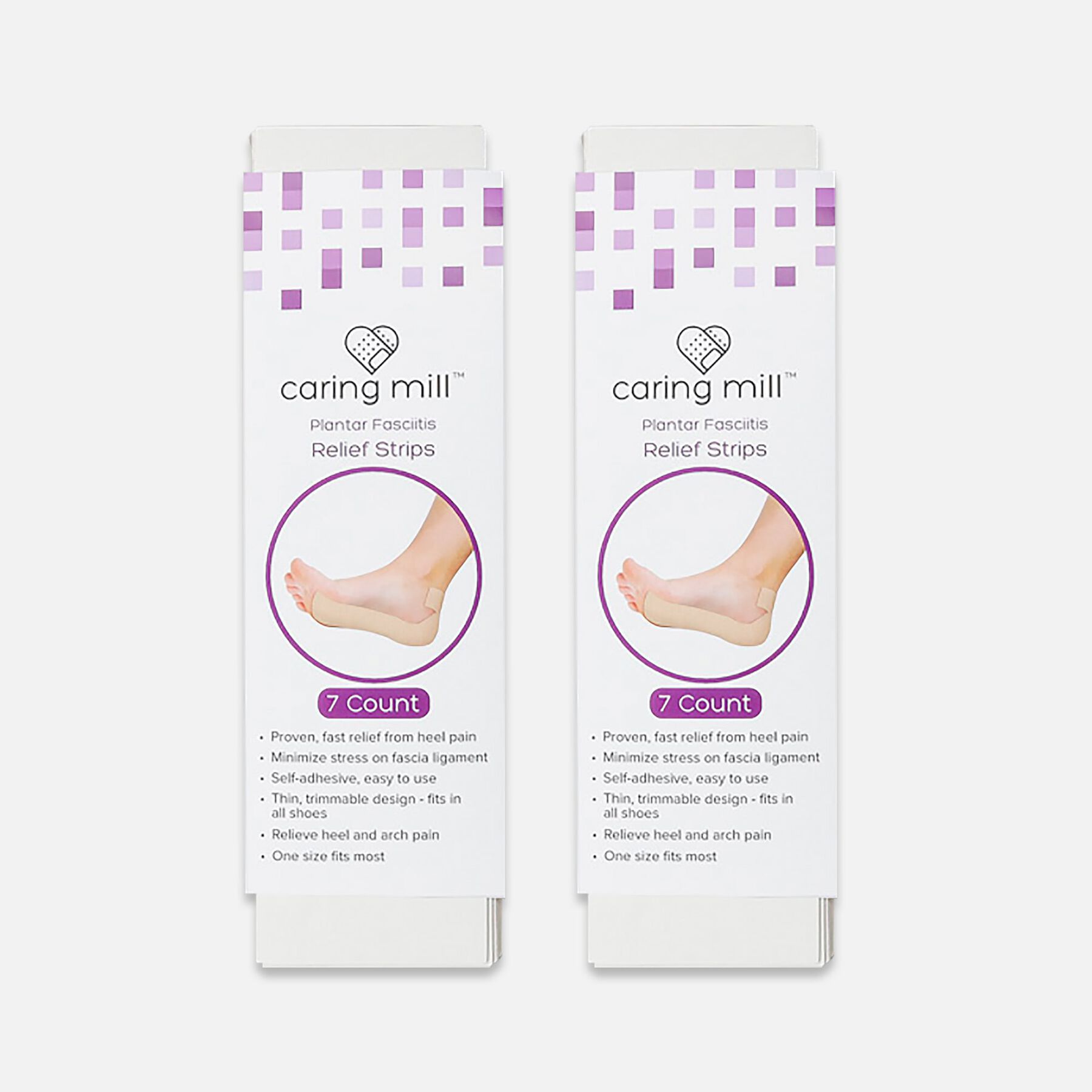 HSA Eligible Caring Mill™ Plantar Fascitis Relief Strips, 7 ct. (2-Pack ...