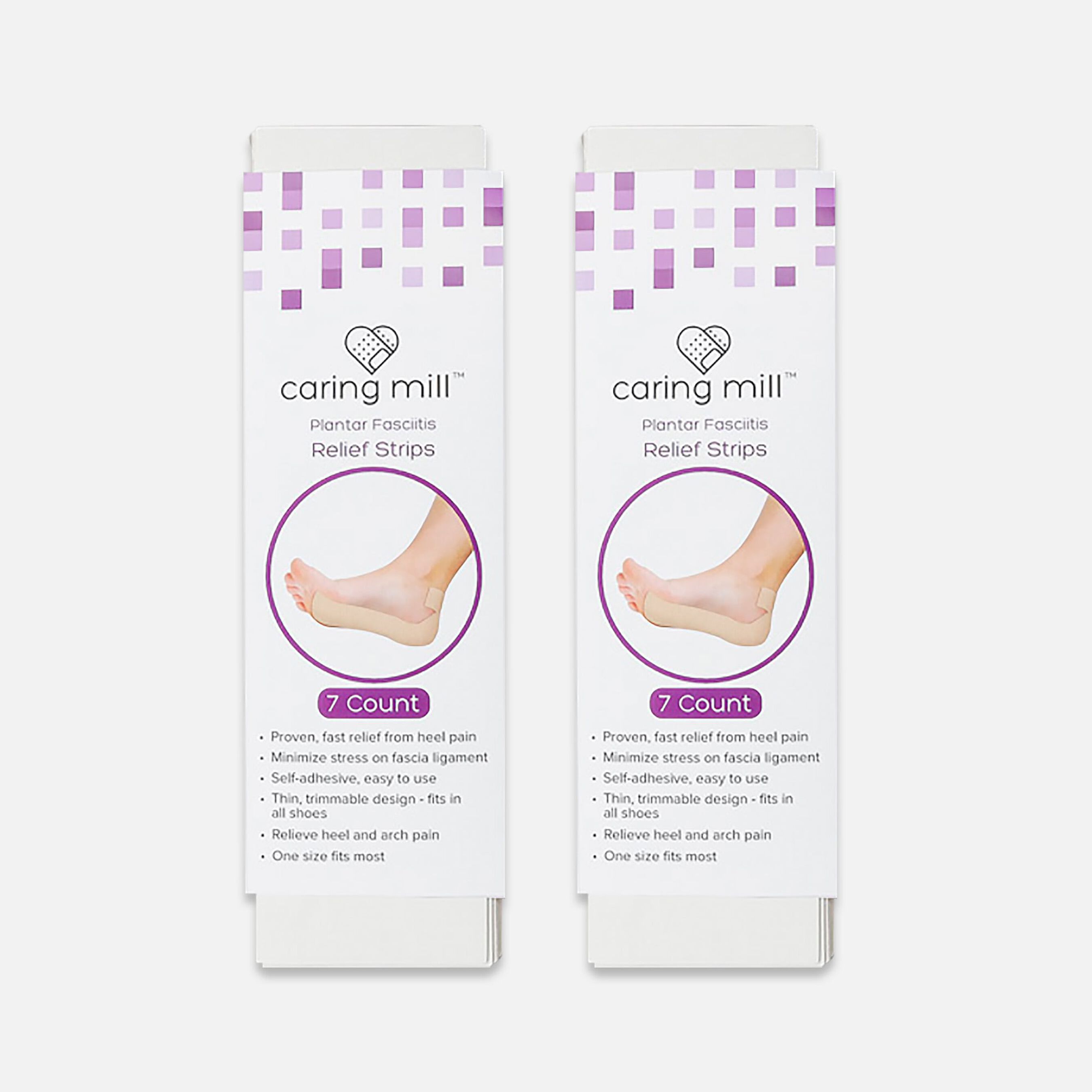 HSA Eligible Caring Mill™ Plantar Fascitis Relief Strips, 7 ct. (2-Pack ...