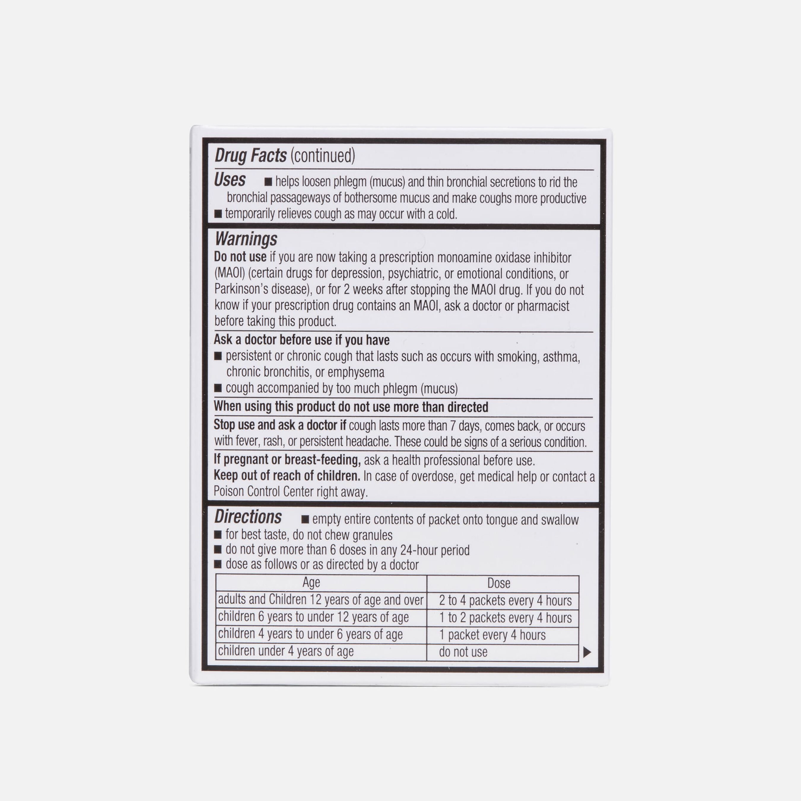 HSA Eligible Mucinex Children's Cough & Chest Congestion Mini-Melts ...