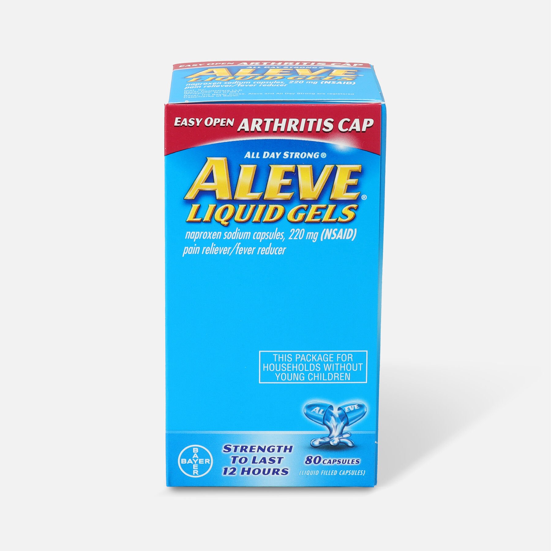 HSA Eligible Aleve Arthritis Liquid Gels, Easy Open Cap, 80 ct. | HSA ...