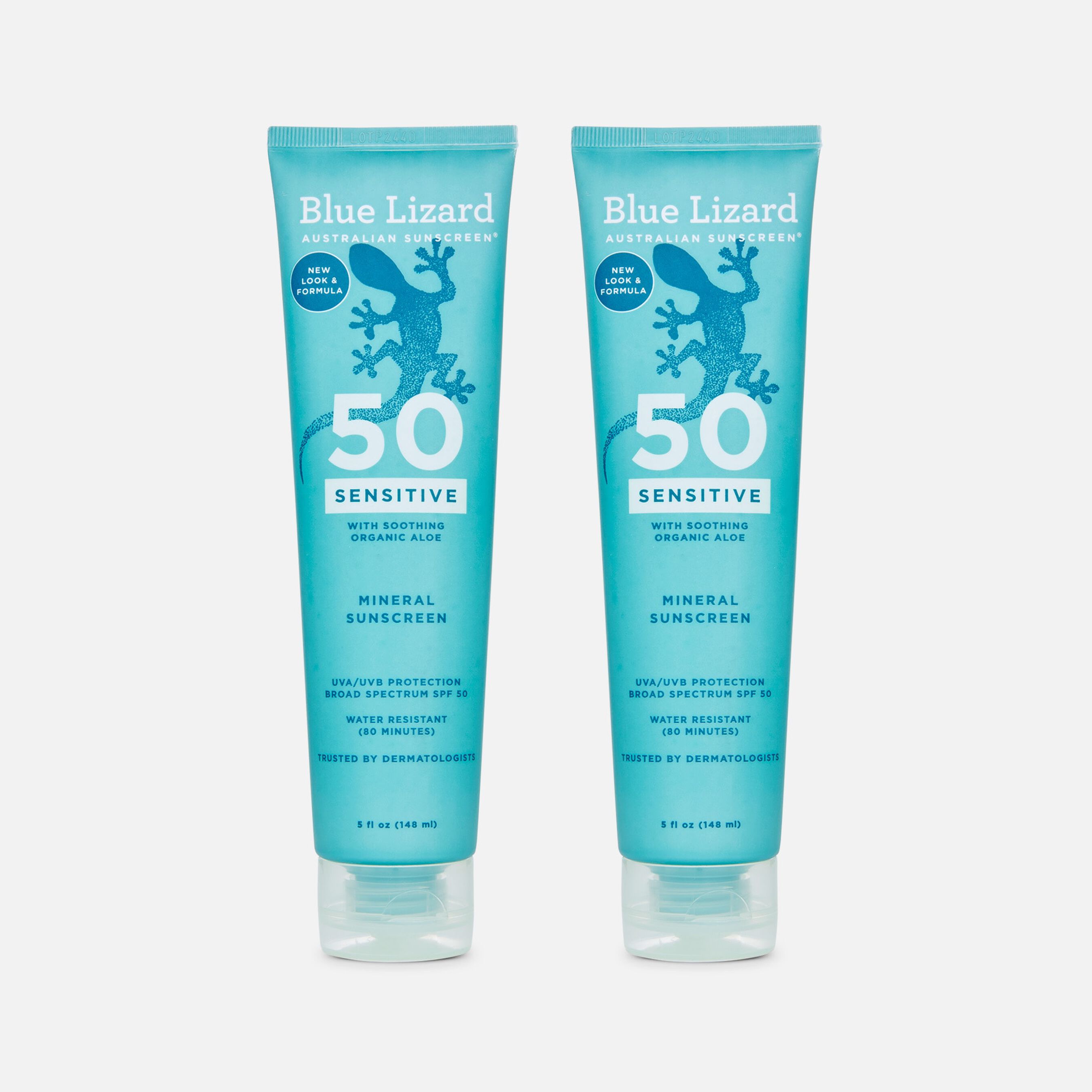 HSA Eligible Blue Lizard Sensitive Sunscreen SPF 50 Lotion, 5 oz. tube ...