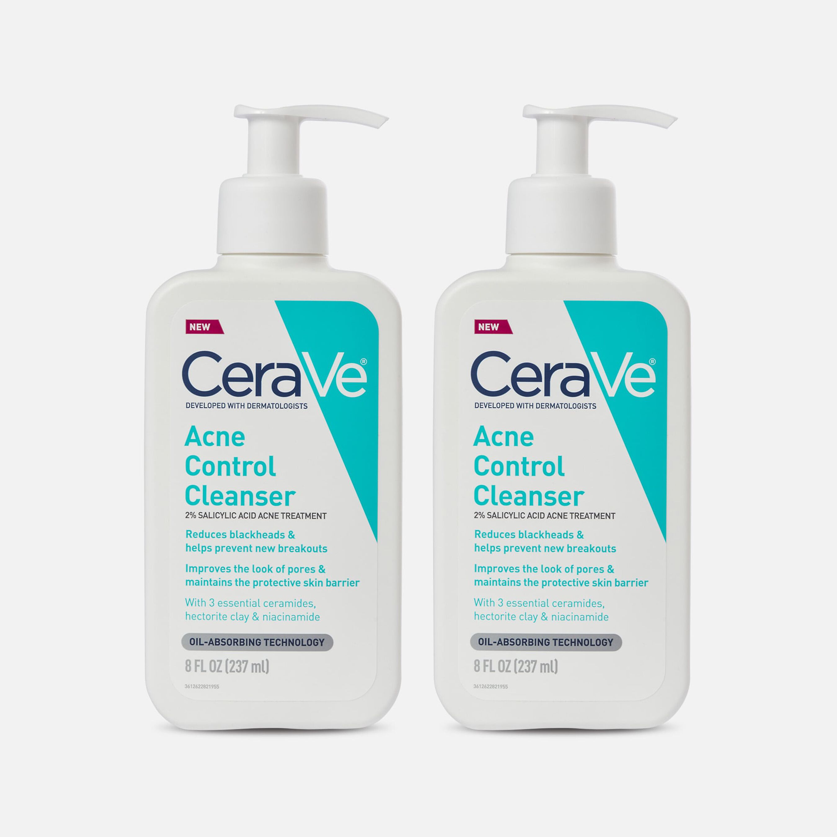 HSA Eligible CeraVe Acne Control Cleanser, 8 oz. (2-Pack) | HSA Eligible