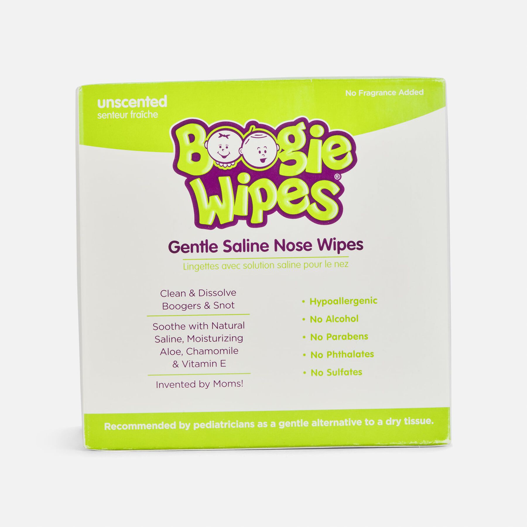 HSA Eligible Boogie Wipes® 2-Pack 45 ct. Saline Wipes in Unscented ...
