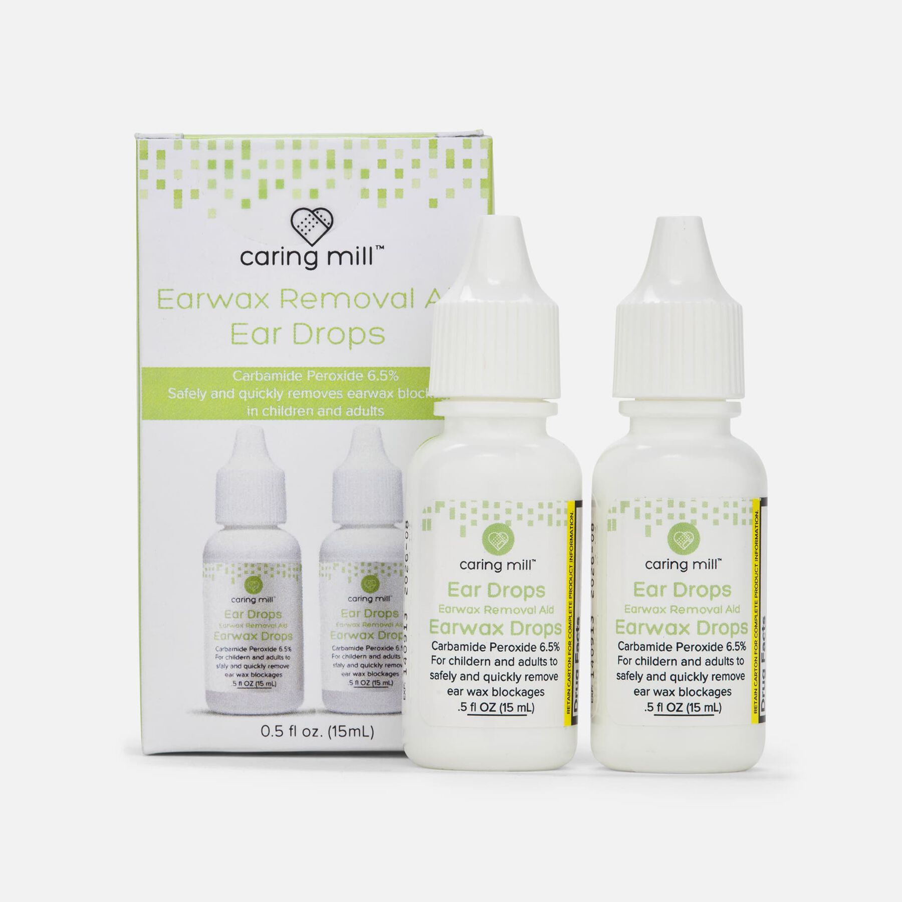 HSA Eligible Caring Mill™ Ear Wax Removal Drops 6.5% Carbamide Peroxide ...