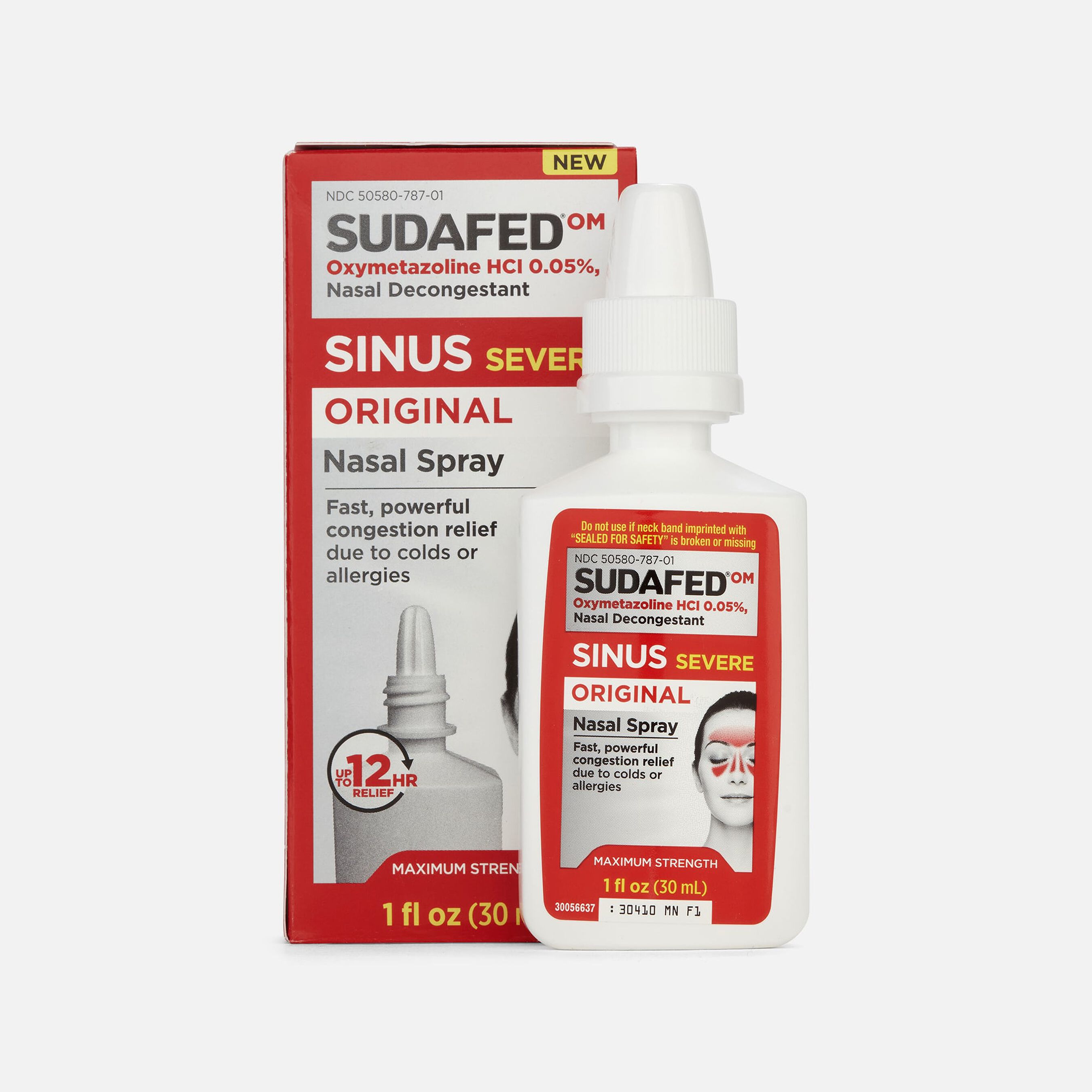 HSA Eligible Sudafed OM Sinus Severe Original Nasal Spray, 1 fl oz ...
