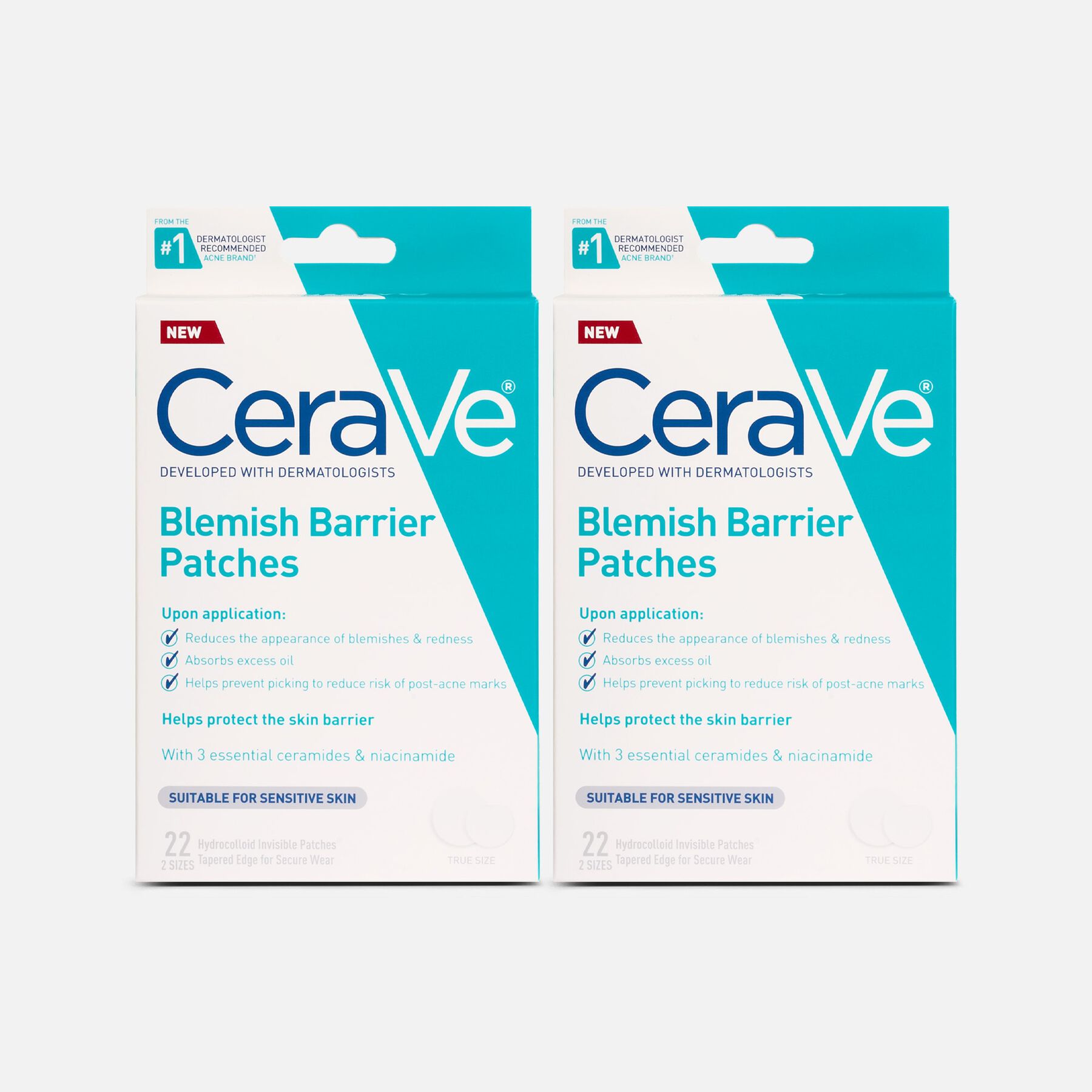 HSA Eligible CeraVe® Blemish Barrier Patches, 22 ct. (2-Pack) | HSA ...