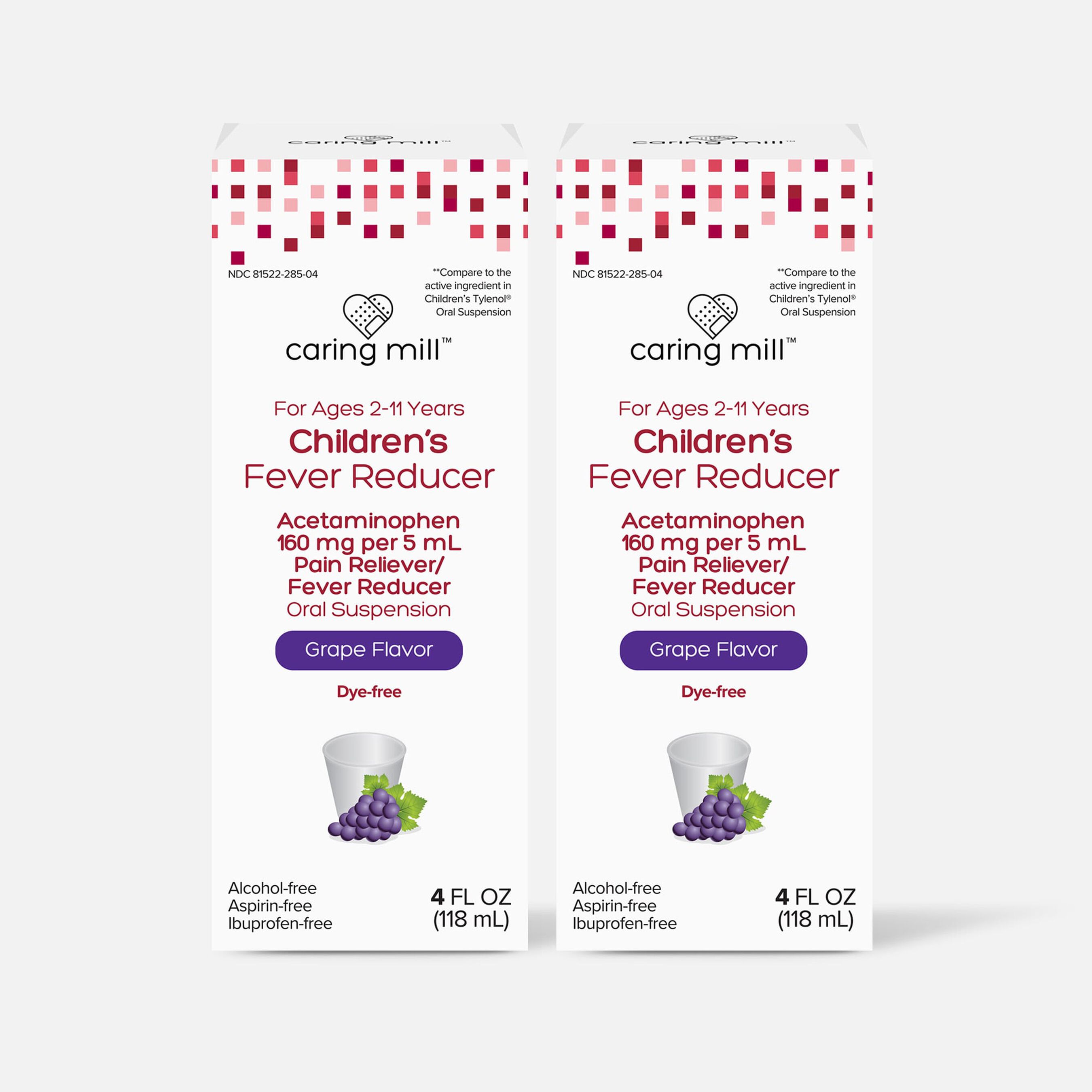 HSA Eligible Caring Mill™ Children’s Acetaminophen Pain Reliever/Fever ...