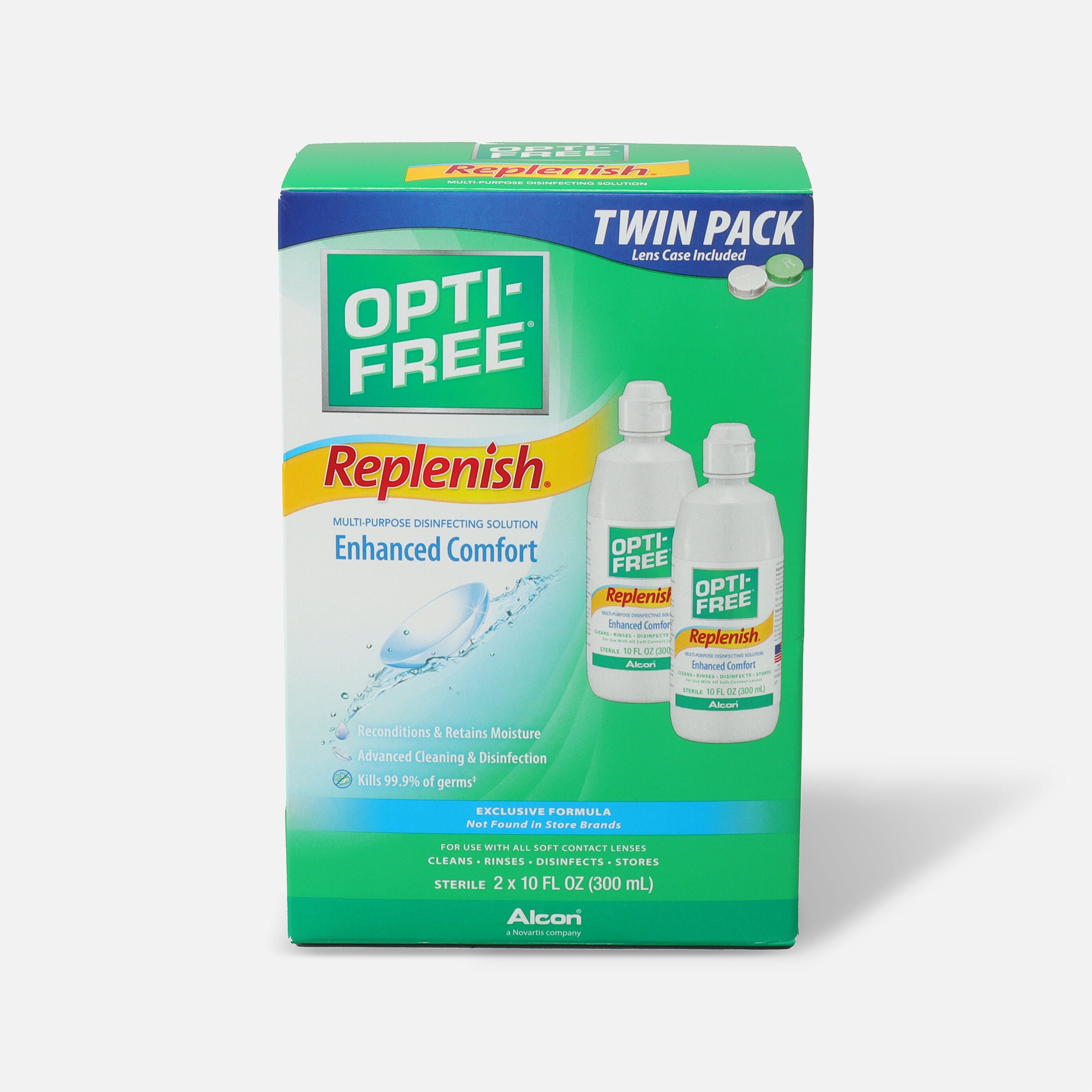 HSA Eligible Opti-Free Replenish Multi-Purpose Disinfection Solution ...