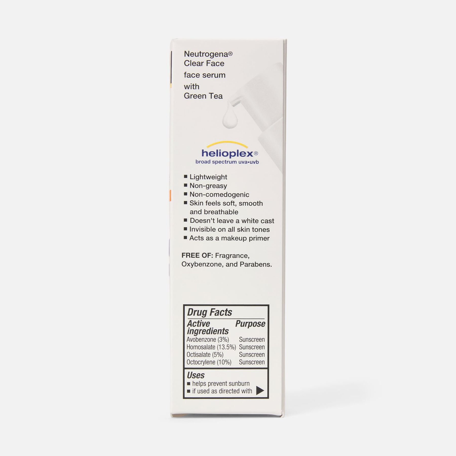 HSA Eligible Neutrogena Clear Face Serum Sunscreen, SPF 60+, 1.7 oz. | HSA Eligible