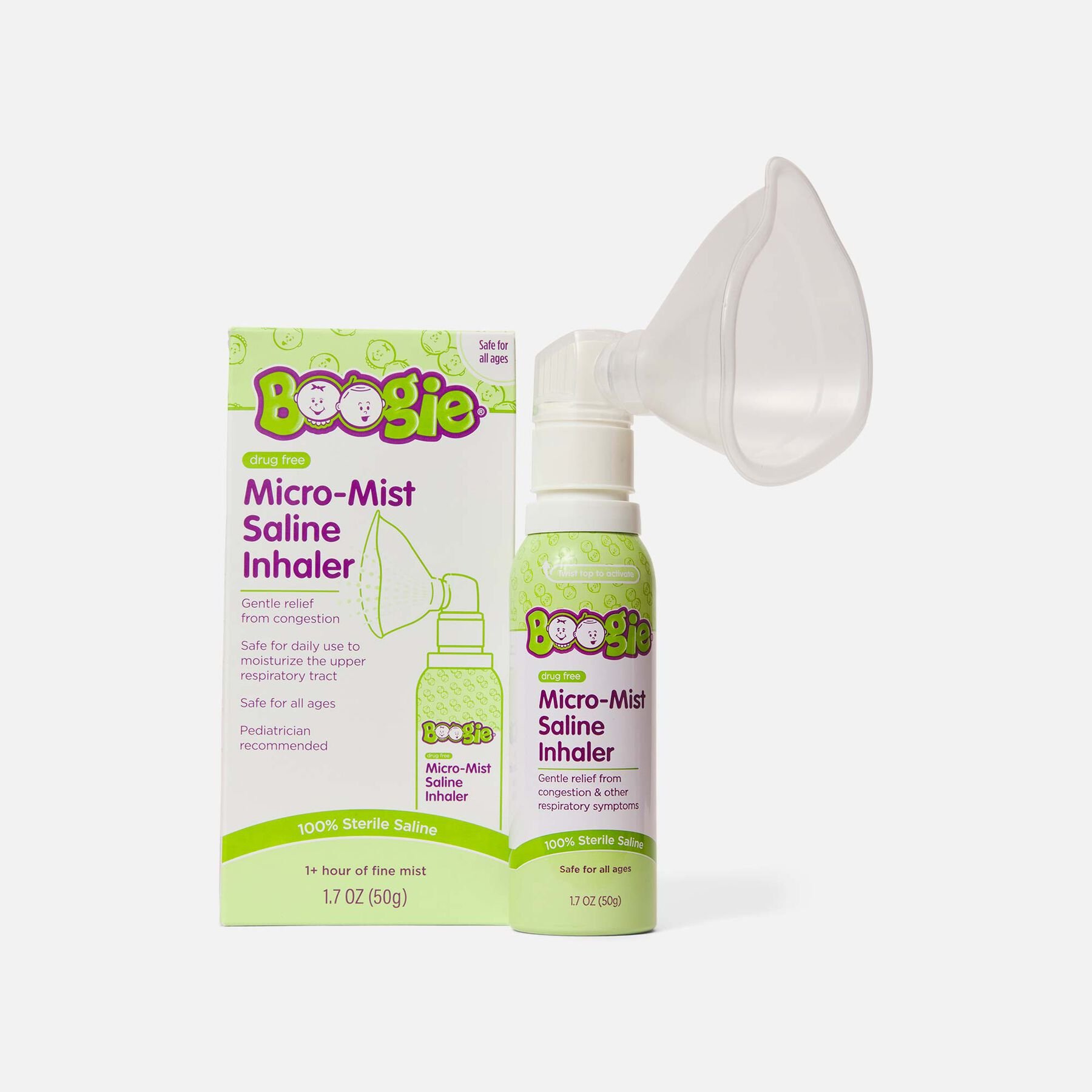 HSA Eligible Boogie Micro-Mist Saline Inhaler - 1.7oz. | HSA Eligible