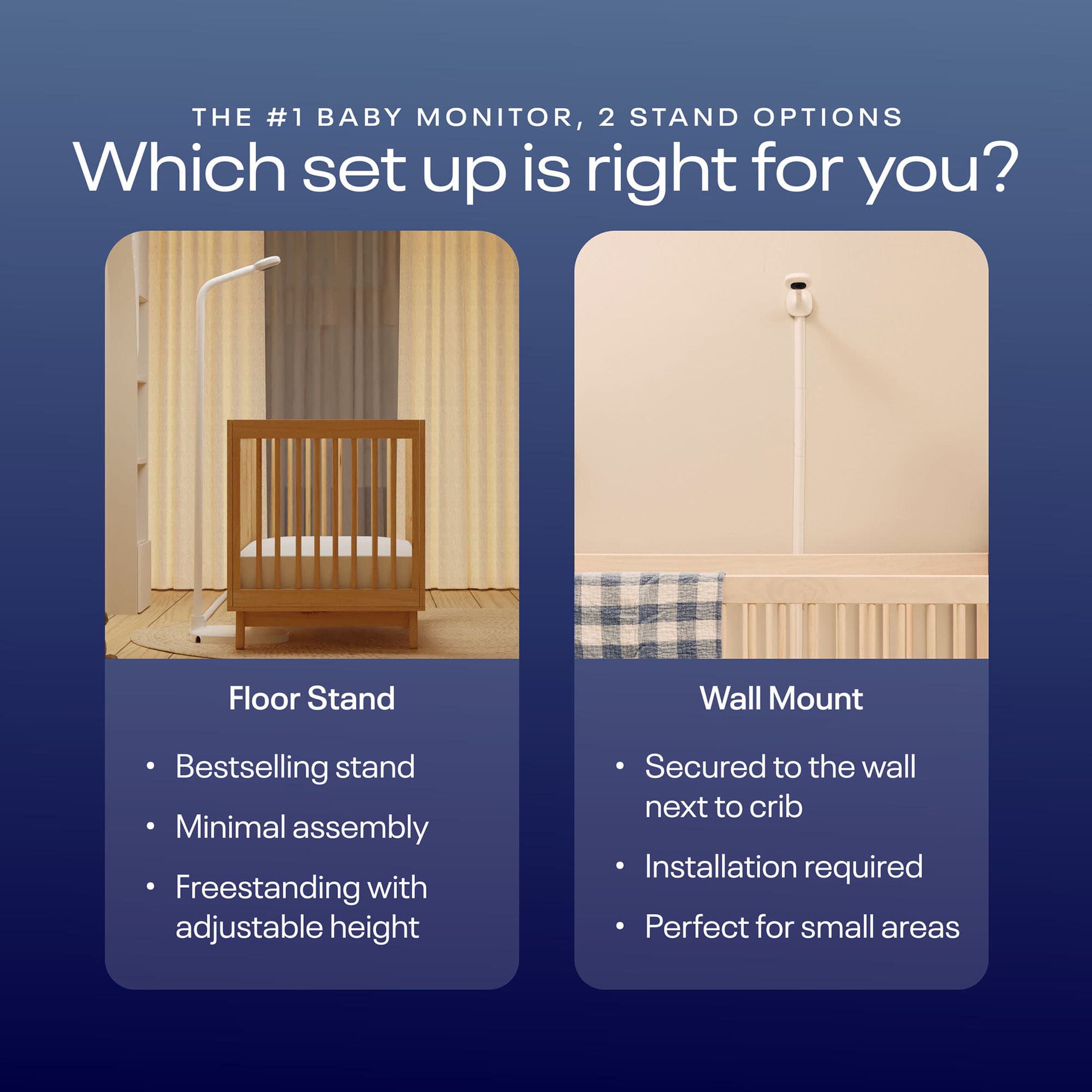 HSA Eligible Nanit Pro Camera & Wall Mount Baby Monitor | HSA Eligible