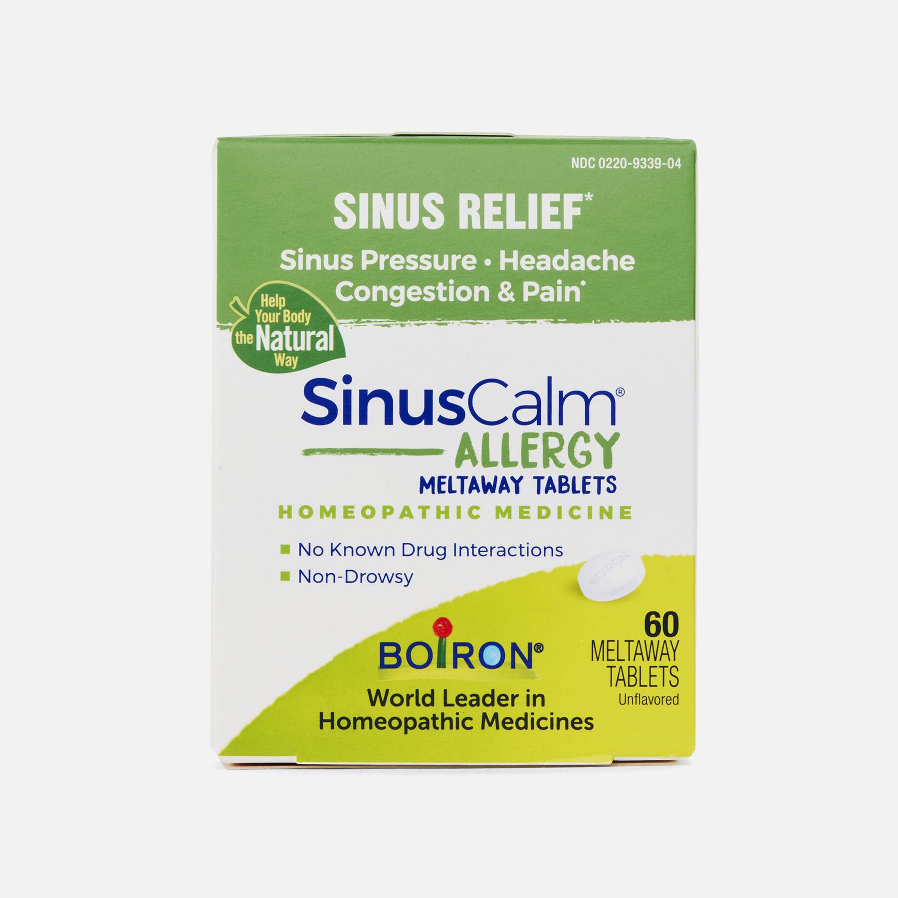 HSA Eligible Boiron SinusCalm Allergy, 60 Tablets | HSA Eligible