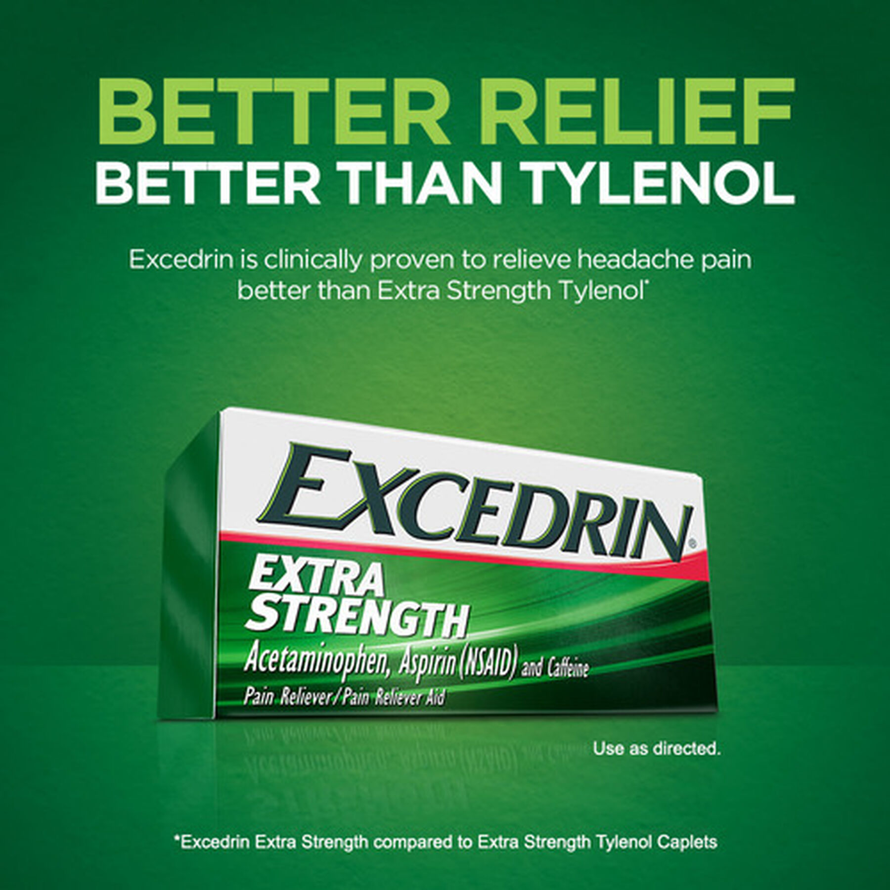 Excedrin Extra Strength Caplets, 100 ct