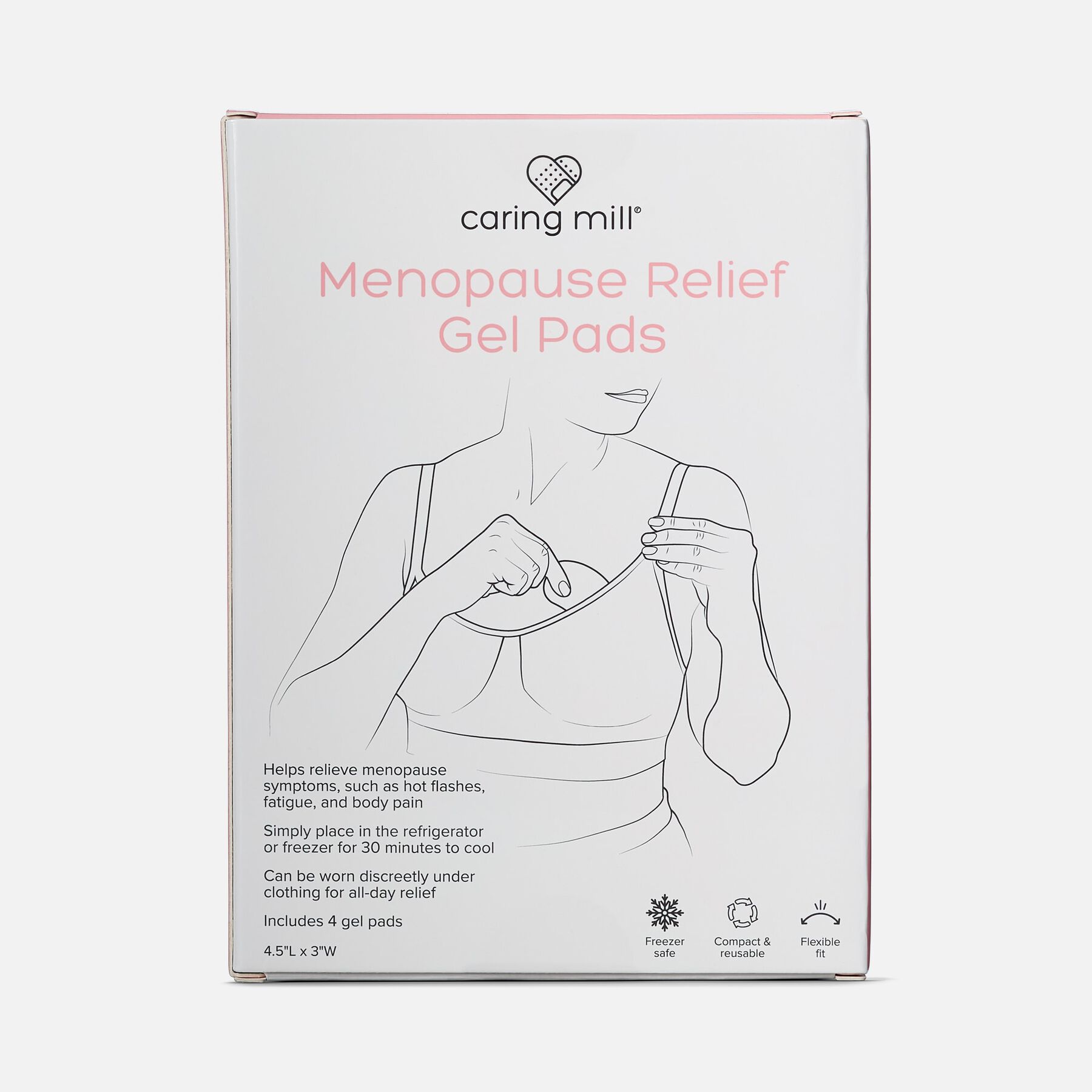 HSA Eligible Caring Mill™ Menopause Relief Gel Pads, 4 ct. | HSA Eligible