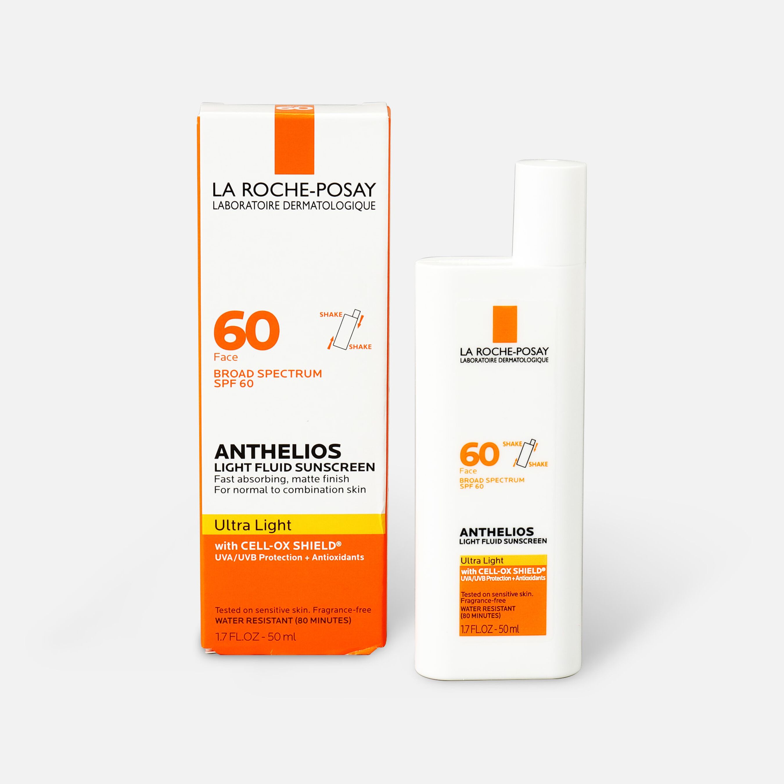 La Roche Posay Anthelios Ultra Light Fluid Face Sunscreen Broad