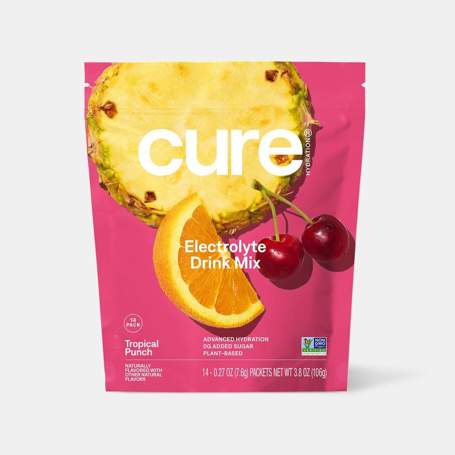 HSA Eligible Cure Hydrating Electrolyte Drink Mix Pouches, Original ...