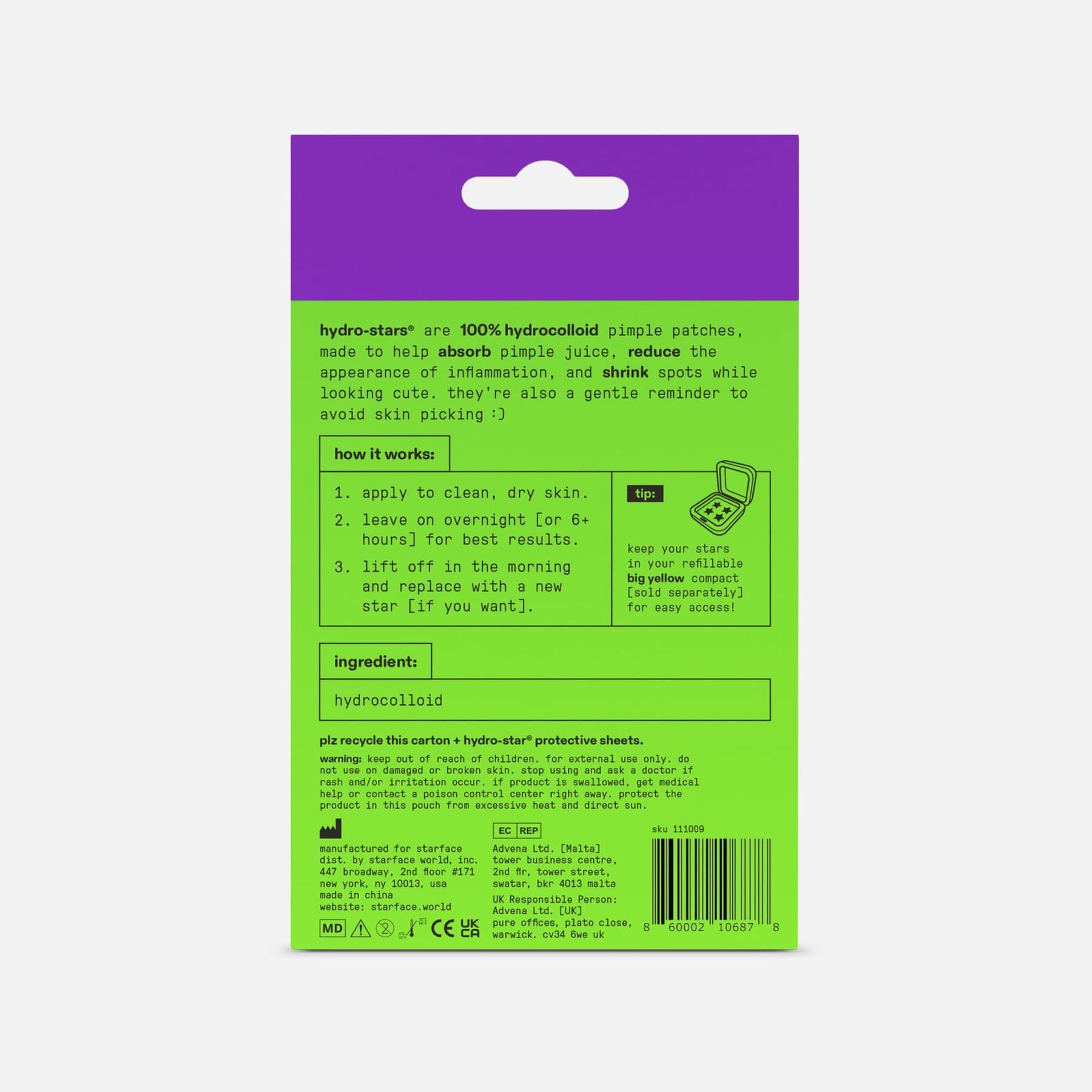 HSA Eligible Starface Hydro-Star Party Pack Pimple Patches, 32 ct ...