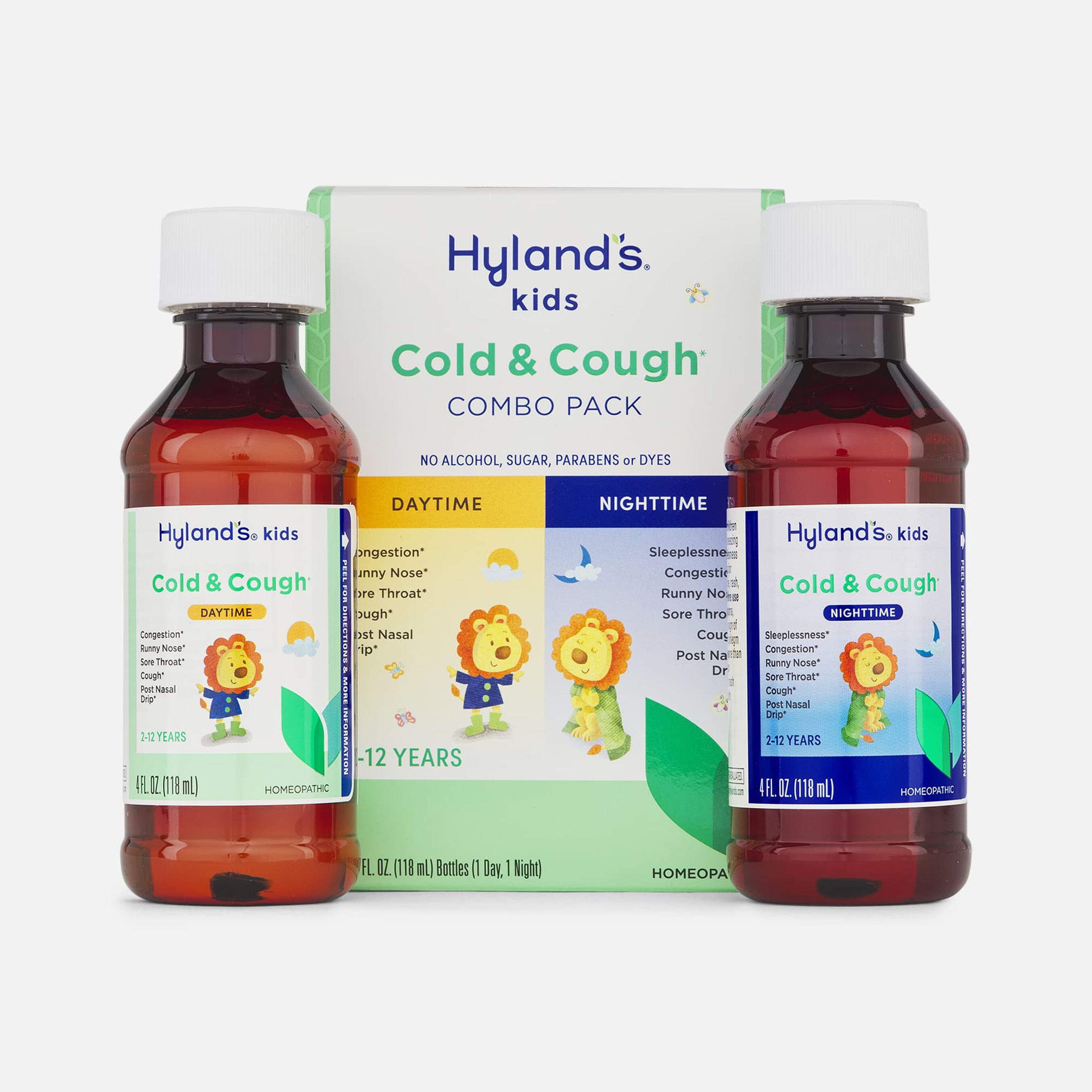 HSA Eligible Hyland's Kids Cold & Cough Day & Night Combo Pack, Two 4 ...