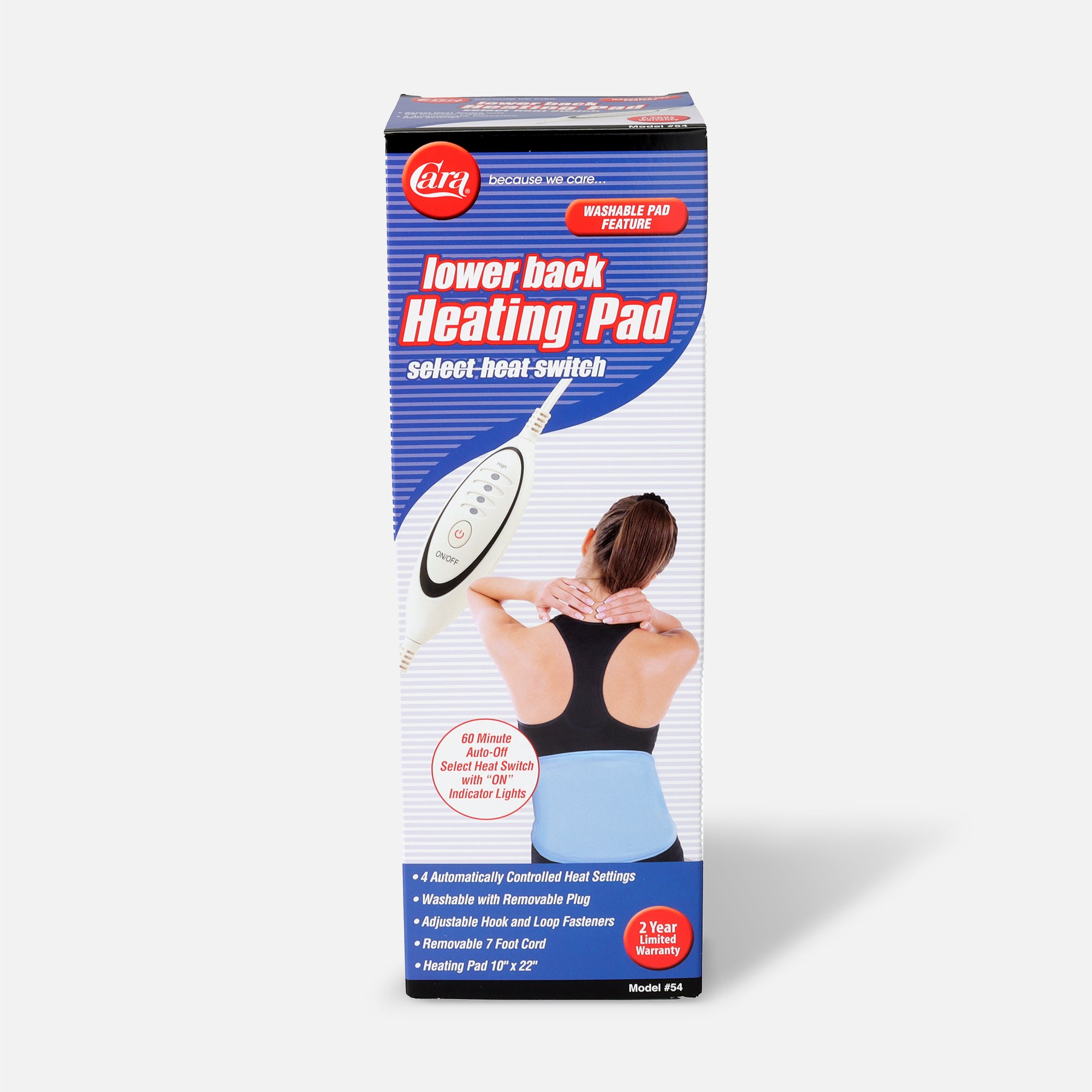 HSA Eligible Cara Lower Back Heating Pad 10 x 22 HSA Eligible